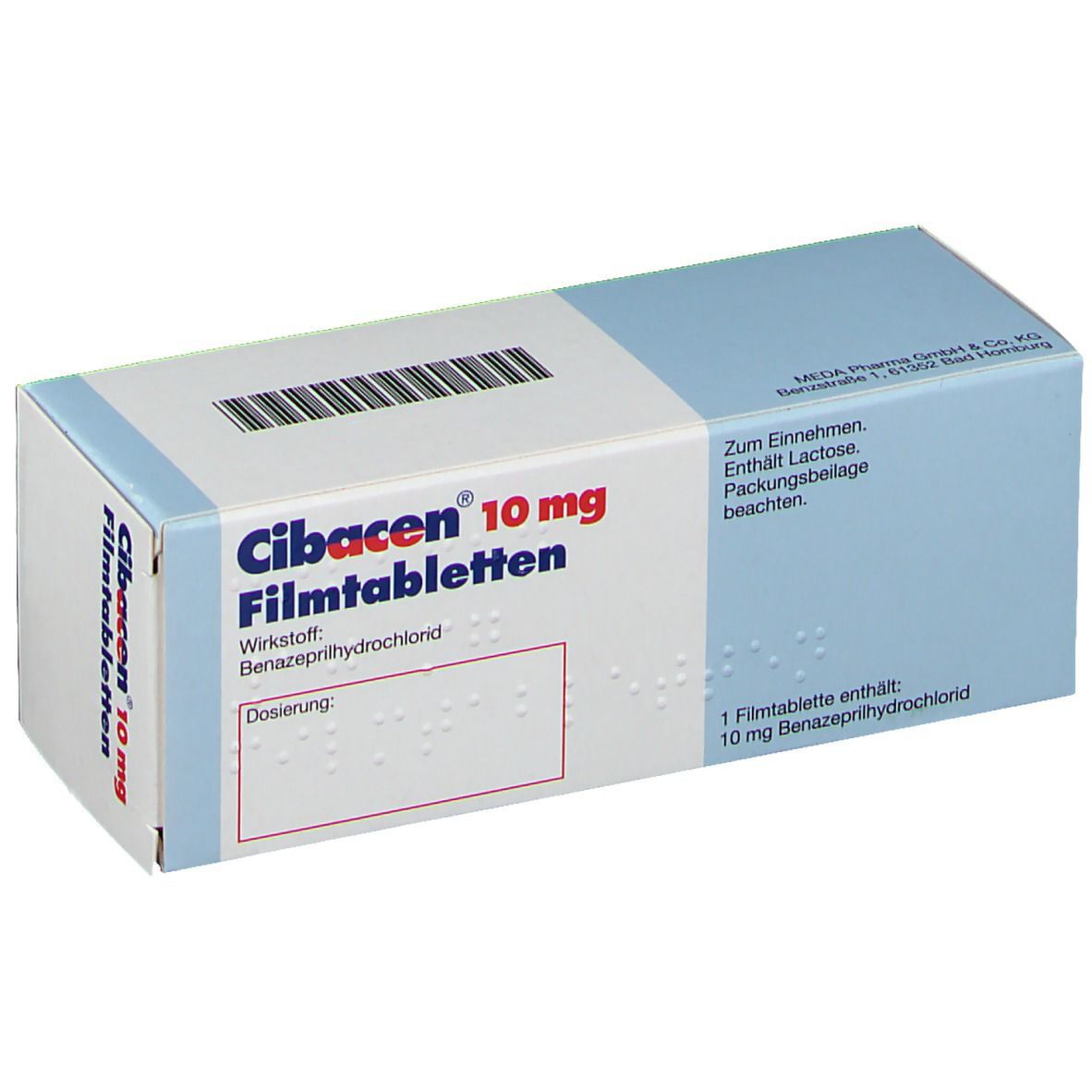 Cibacen® 10 mg 28 St mit dem E-Rezept kaufen - Shop Apotheke