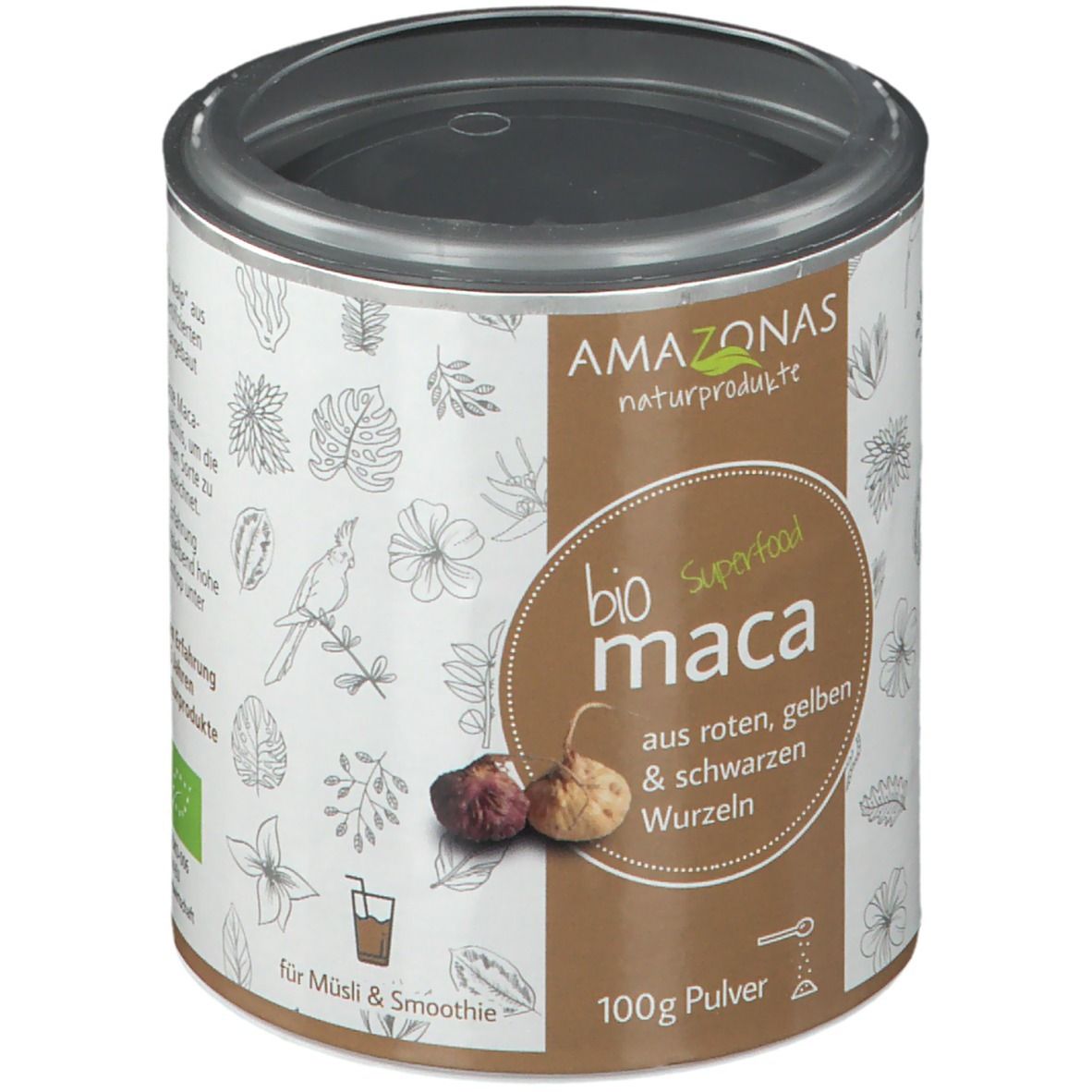 AMAZONAS Bio Maca Pulver 100 g - Shop Apotheke