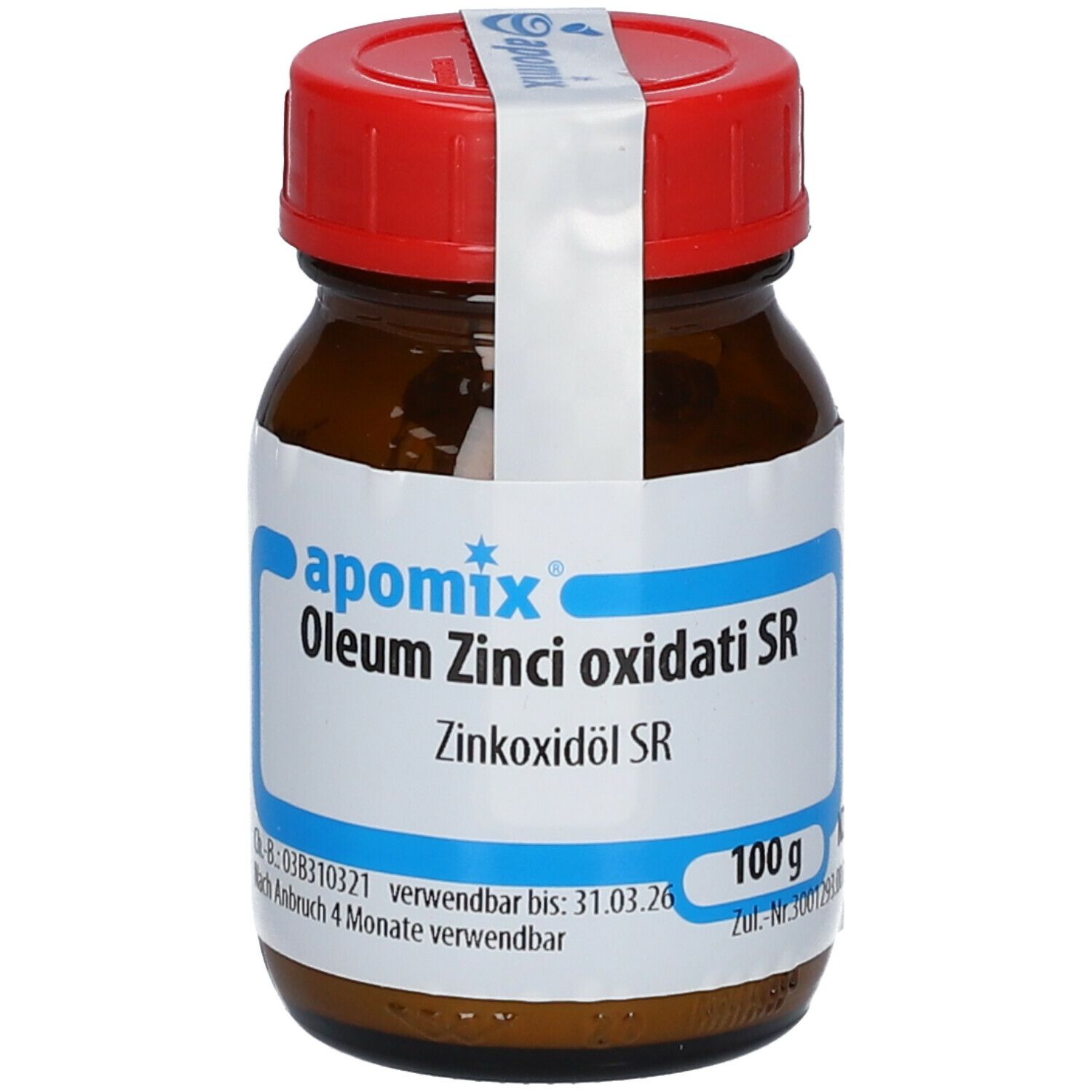apomix® Oleum Zinci oxidati SR 100 g - Shop Apotheke