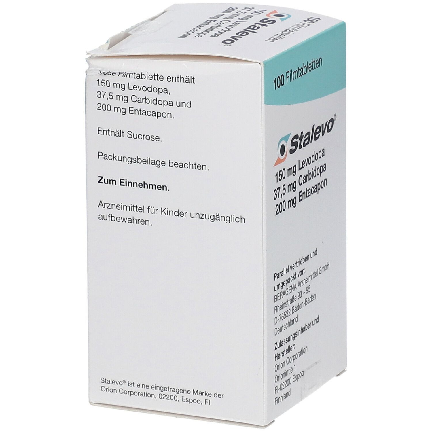 Stalevo 150 mg/37,5 mg/200 mg 100 St mit dem E-Rezept kaufen - Shop ...