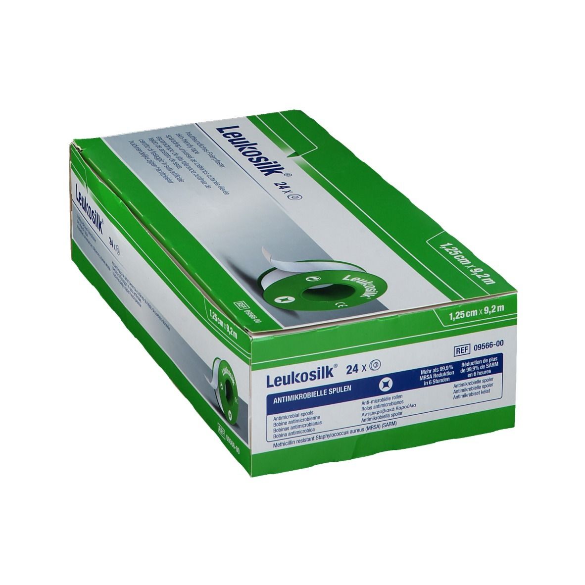 Leukosilk® 1,25 cm x 9,2 m 24 St - Shop Apotheke