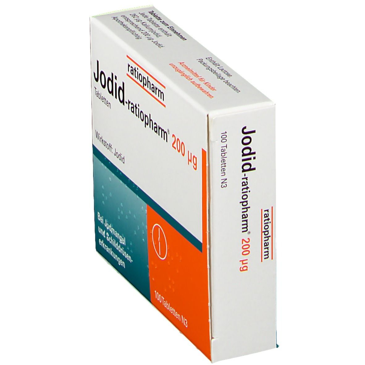 Jodid-ratiopharm® 200 µg Tabletten 100 St - shop-apotheke.com
