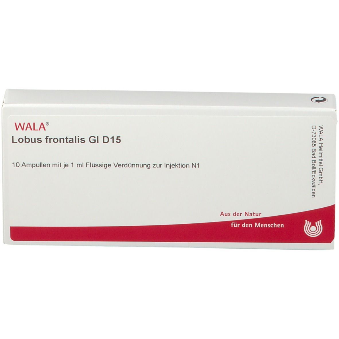 Lobus Frontalis Gl D 15 Amp. 10x1 ml - SHOP APOTHEKE