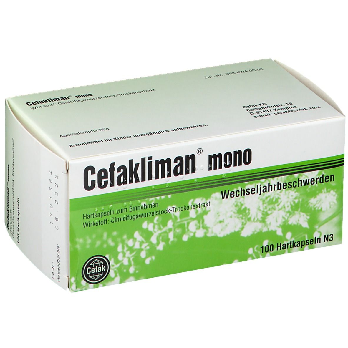 Cefakliman® mono 100 St - Shop Apotheke