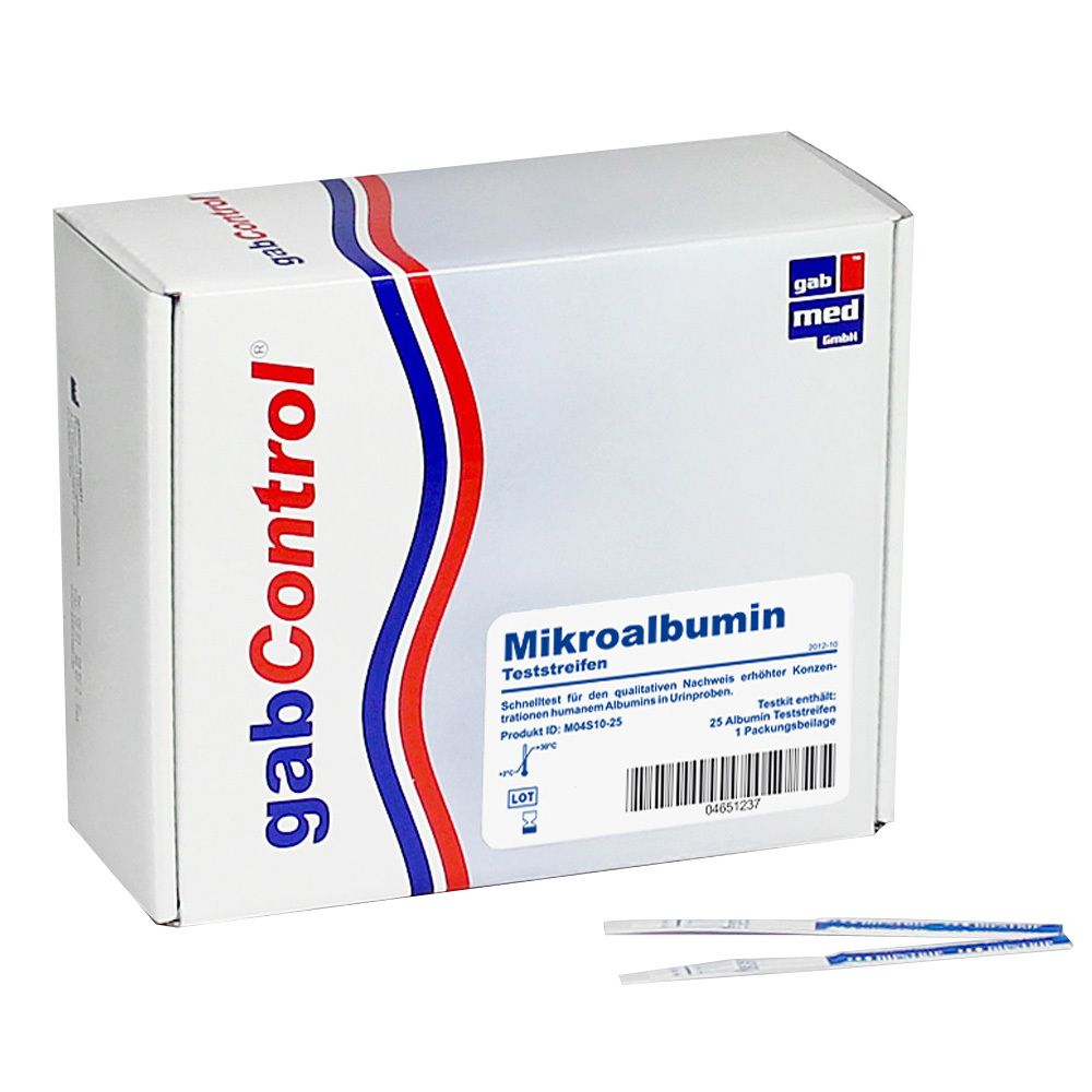gab Control® Mikroalbumin Test 25 St - Shop Apotheke