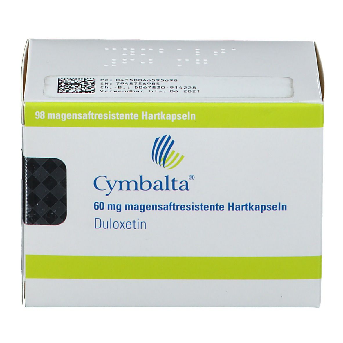 Cymbalta 60 mg 98 St mit dem E-Rezept kaufen - Shop Apotheke