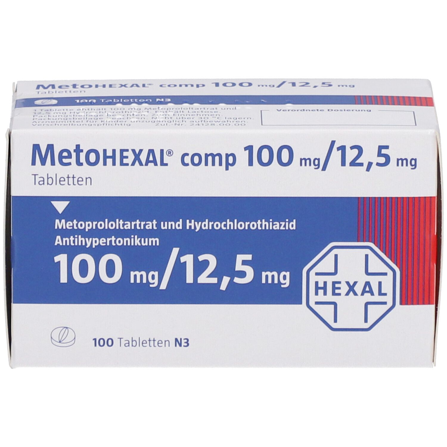 MetoHEXAL® comp 100 mg/125 mg 100 St mit dem E-Rezept kaufen - Shop ...