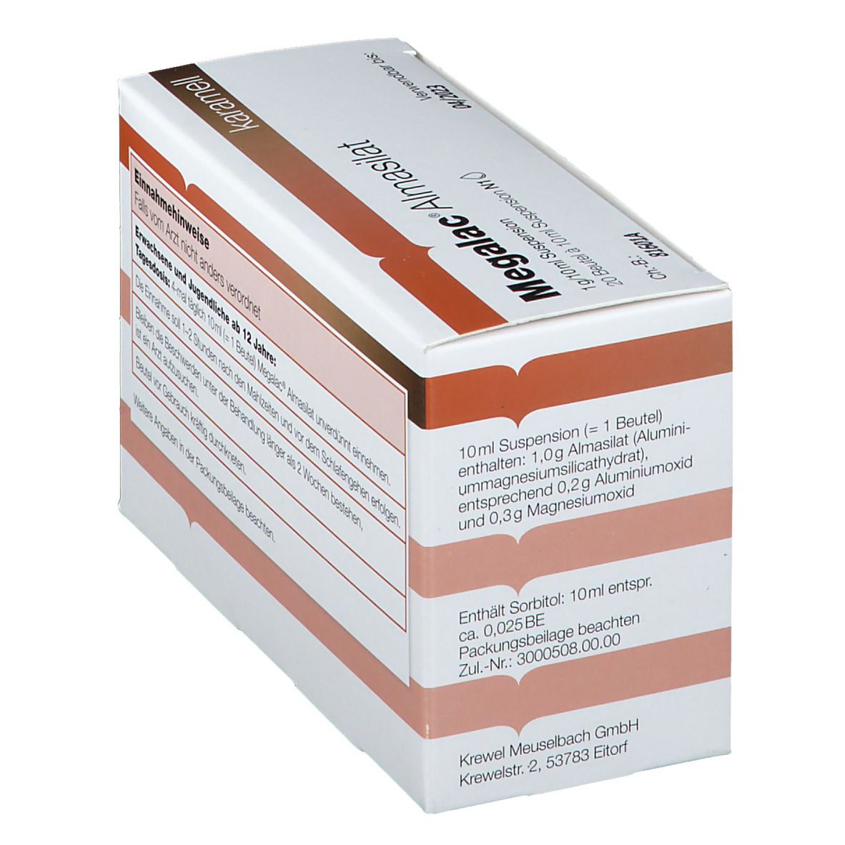 Megalac® Almasilat karamell 20x10 ml - Shop Apotheke