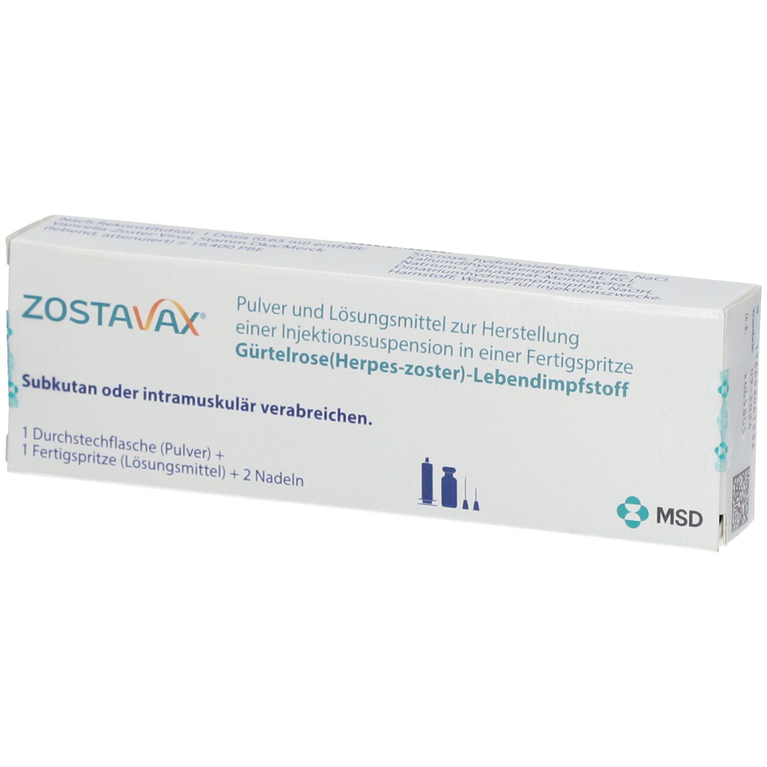 ZOSTAVAX® 0,65 ml mit dem E-Rezept kaufen - Shop Apotheke