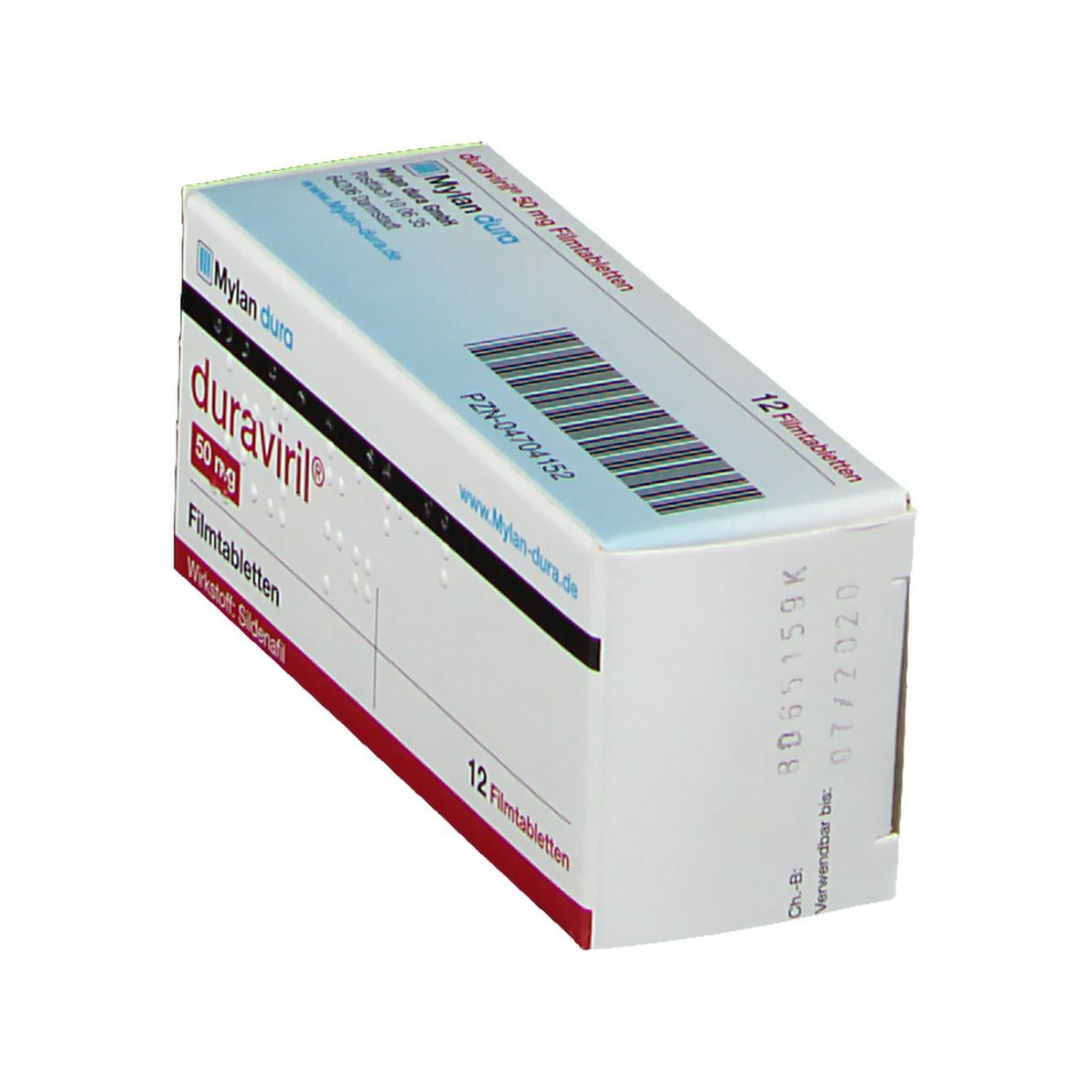 duraviril® 50 mg 12 St mit dem E-Rezept kaufen - Shop Apotheke