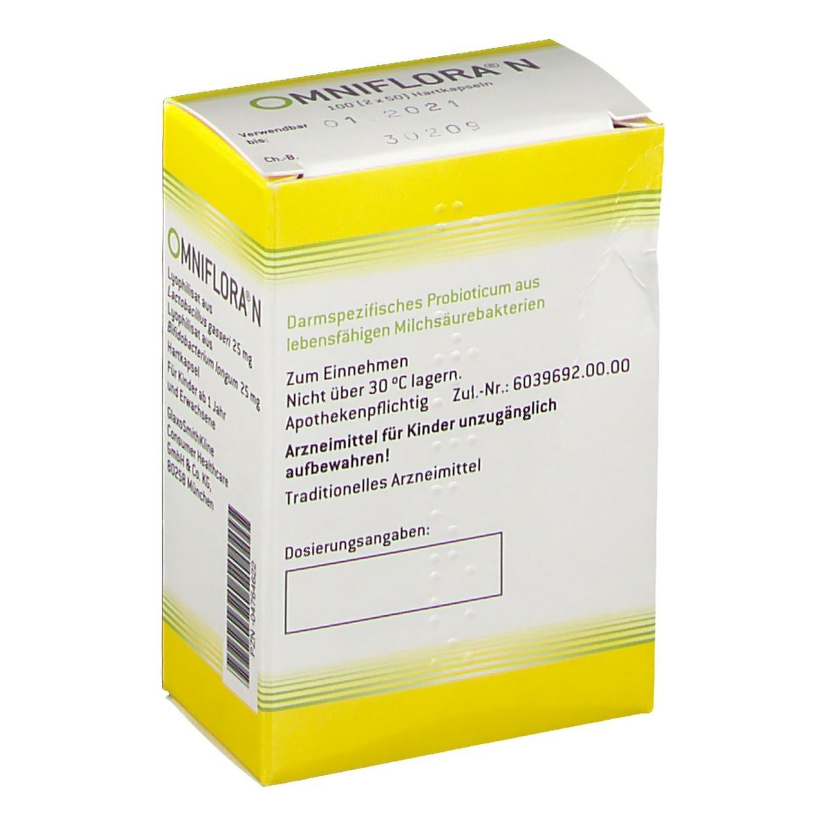 Omniflora N, Probiotikum Kapseln 100 St - Shop Apotheke