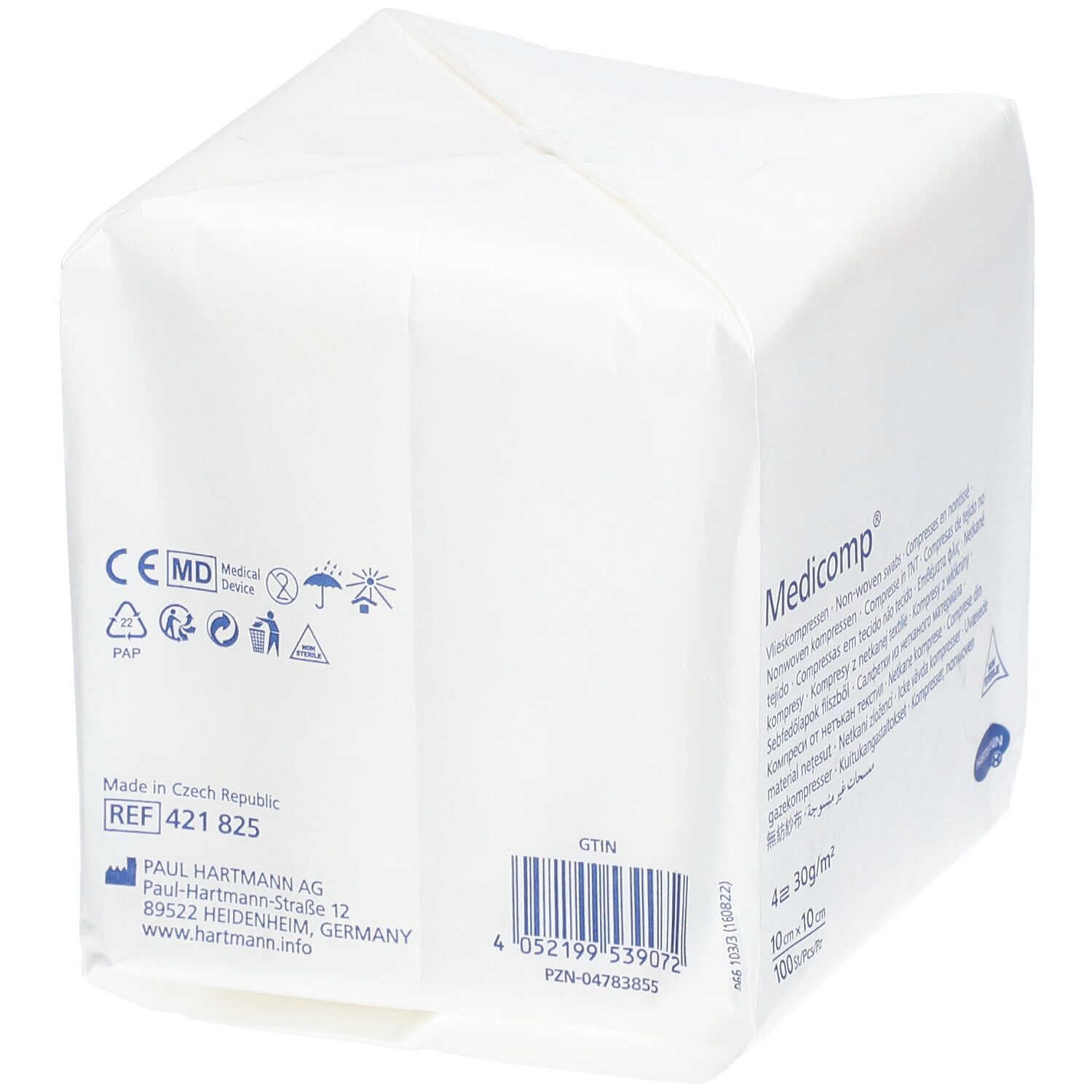 Medicomp® Kompressen unsteril 10 cm x 10 cm 100 St - shop-apotheke.com