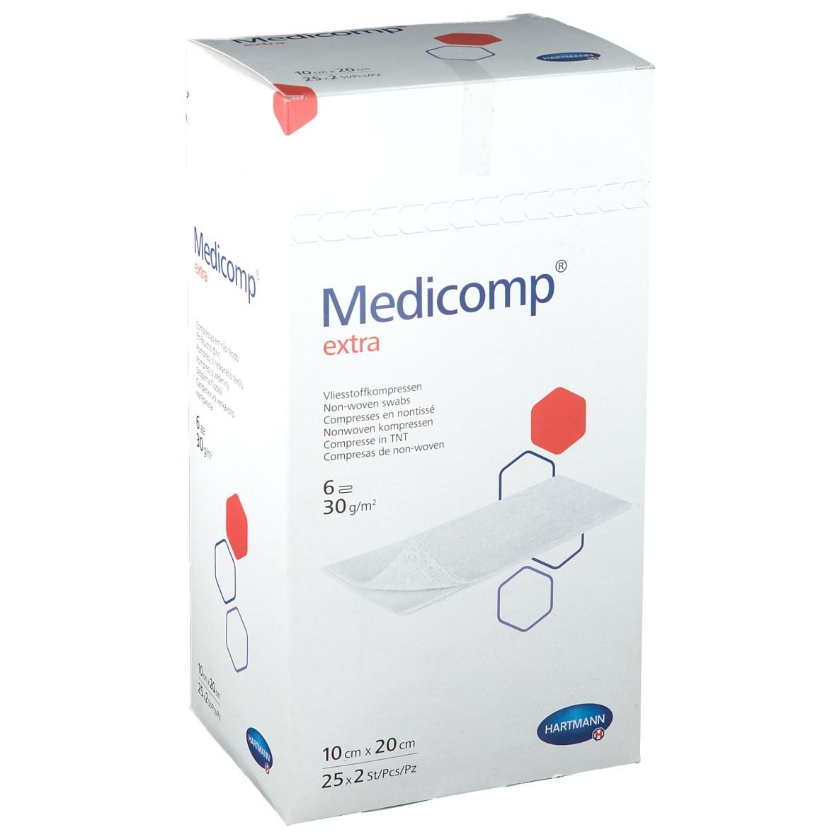 Medicomp® extra 6fach 10 x 20 cm steril 25x2 St - shop-apotheke.at