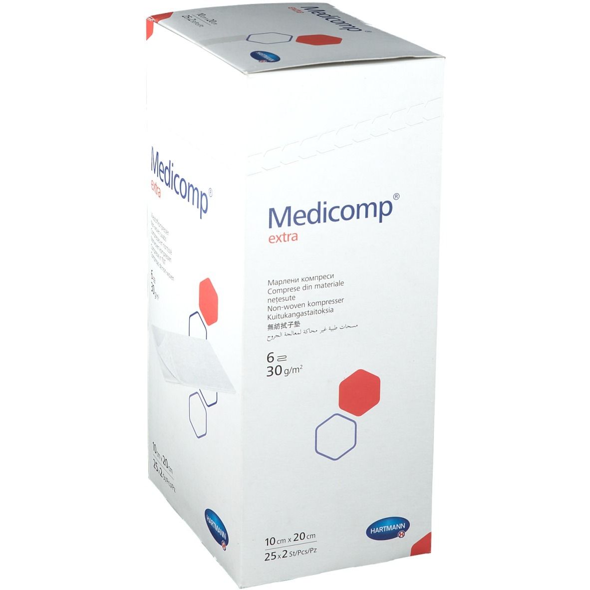 Medicomp® extra 6fach 10 x 20 cm steril 25x2 St - SHOP APOTHEKE