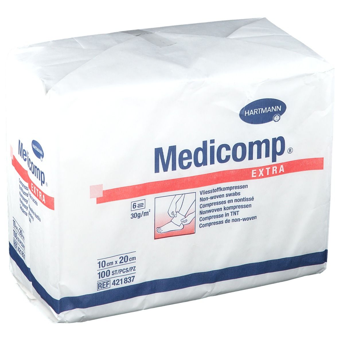 Medicomp® extra Kompressen unsteril 6-fach 10 x 20 cm 100 St - shop ...