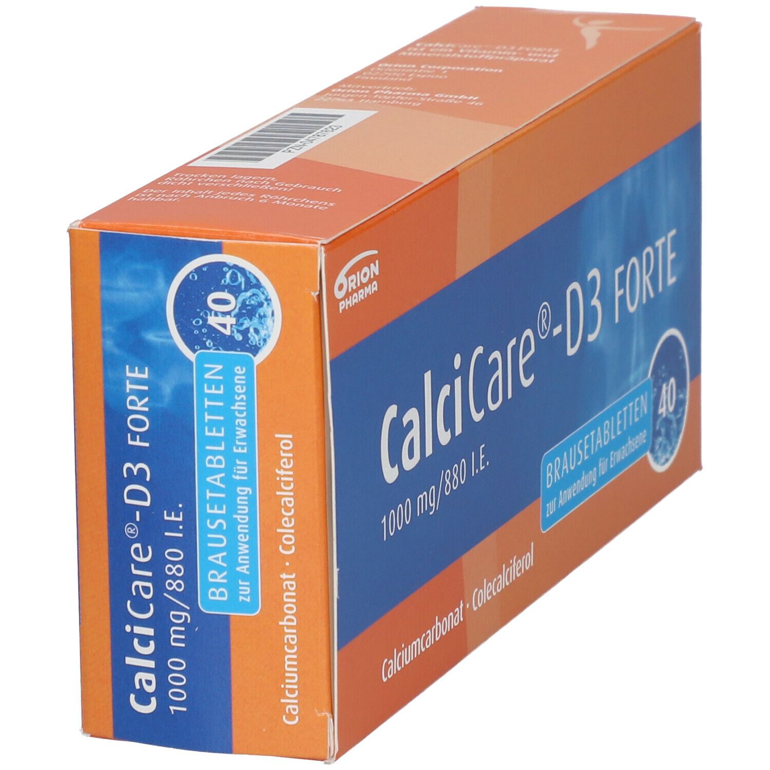 Calcicare D3 forte Brausetabletten 40 St - Shop Apotheke