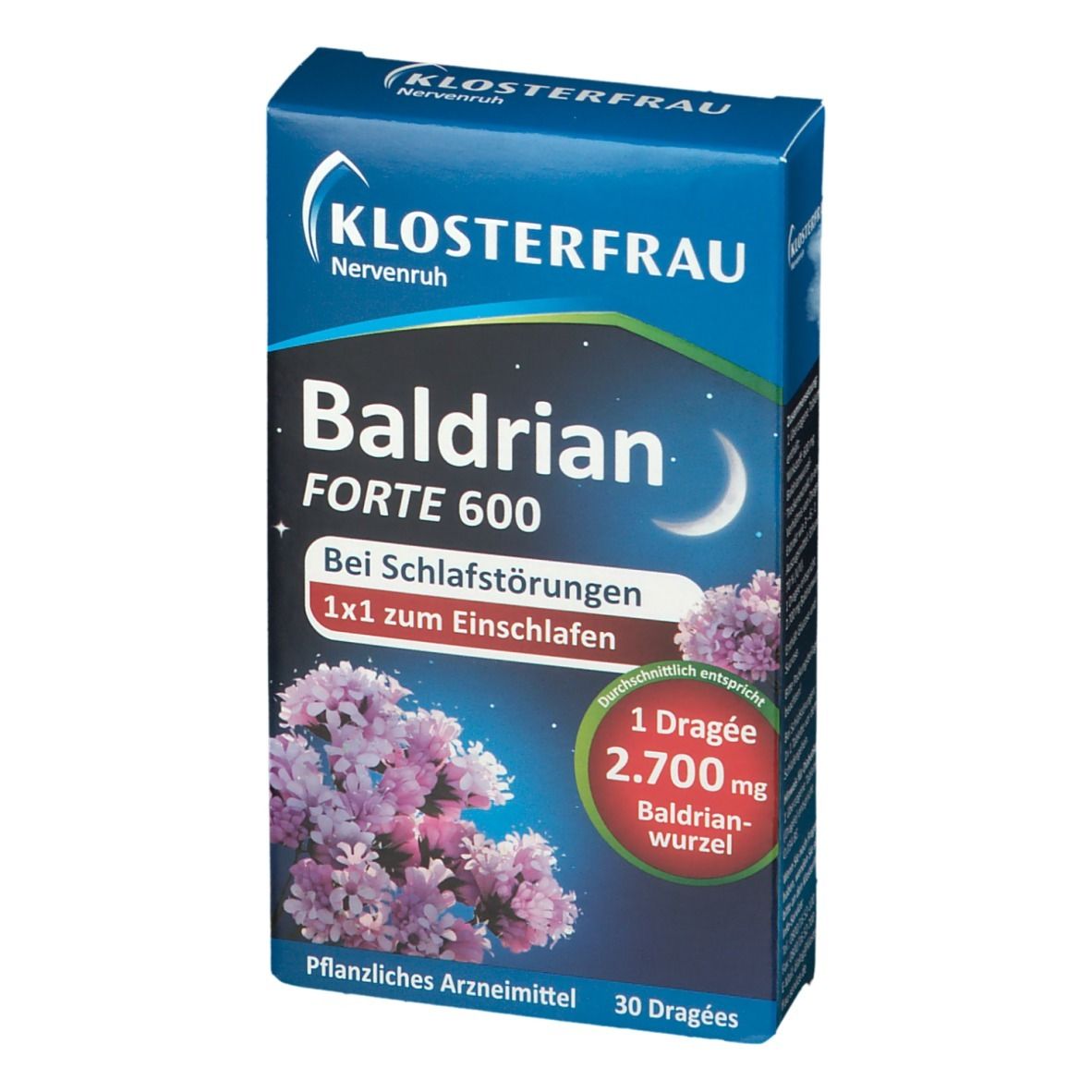KLOSTERFRAU Nervenruh Baldrian Forte 600 30 St - shop-apotheke.com
