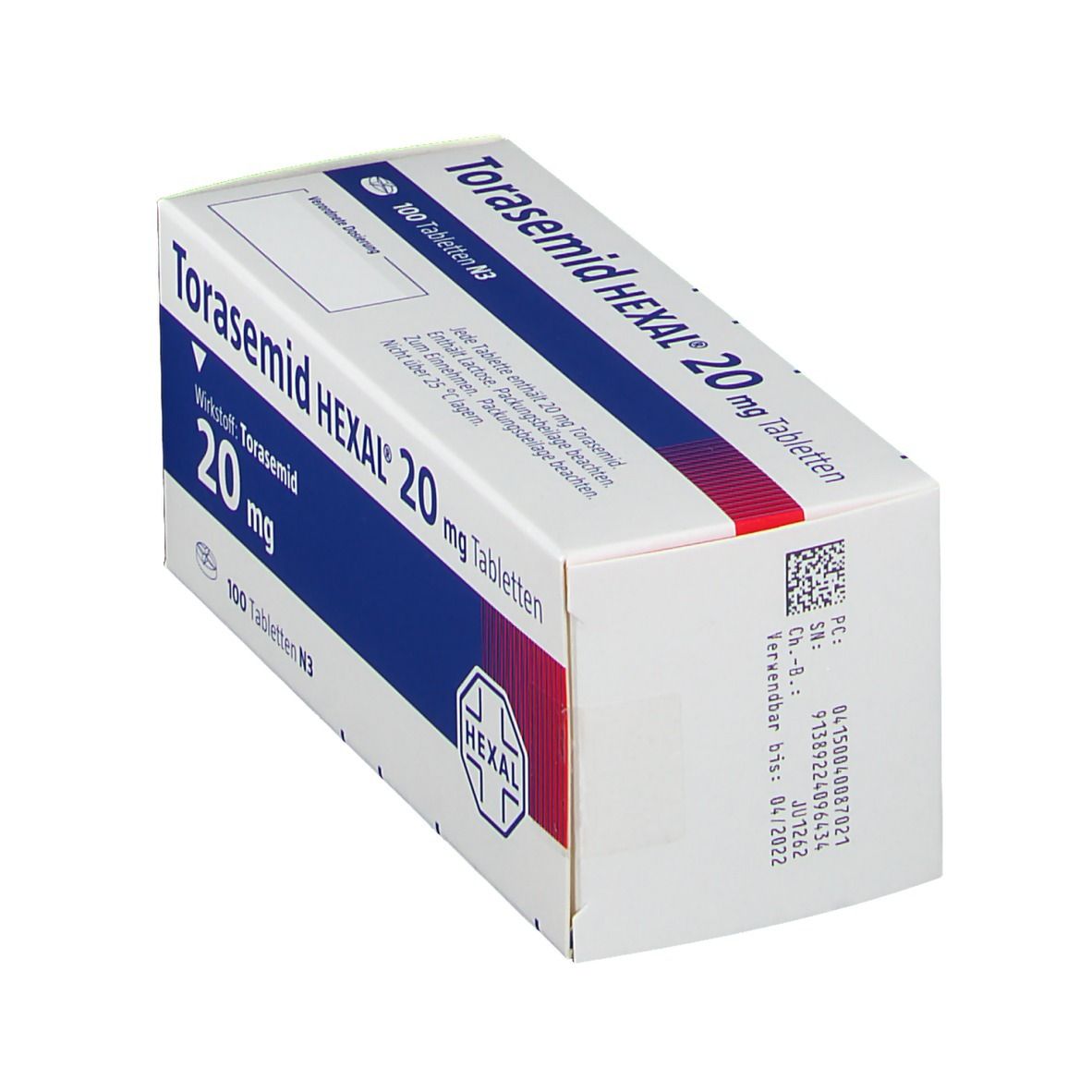 Torasemit HEXAL® 20 mg 100 St - shop-apotheke.com