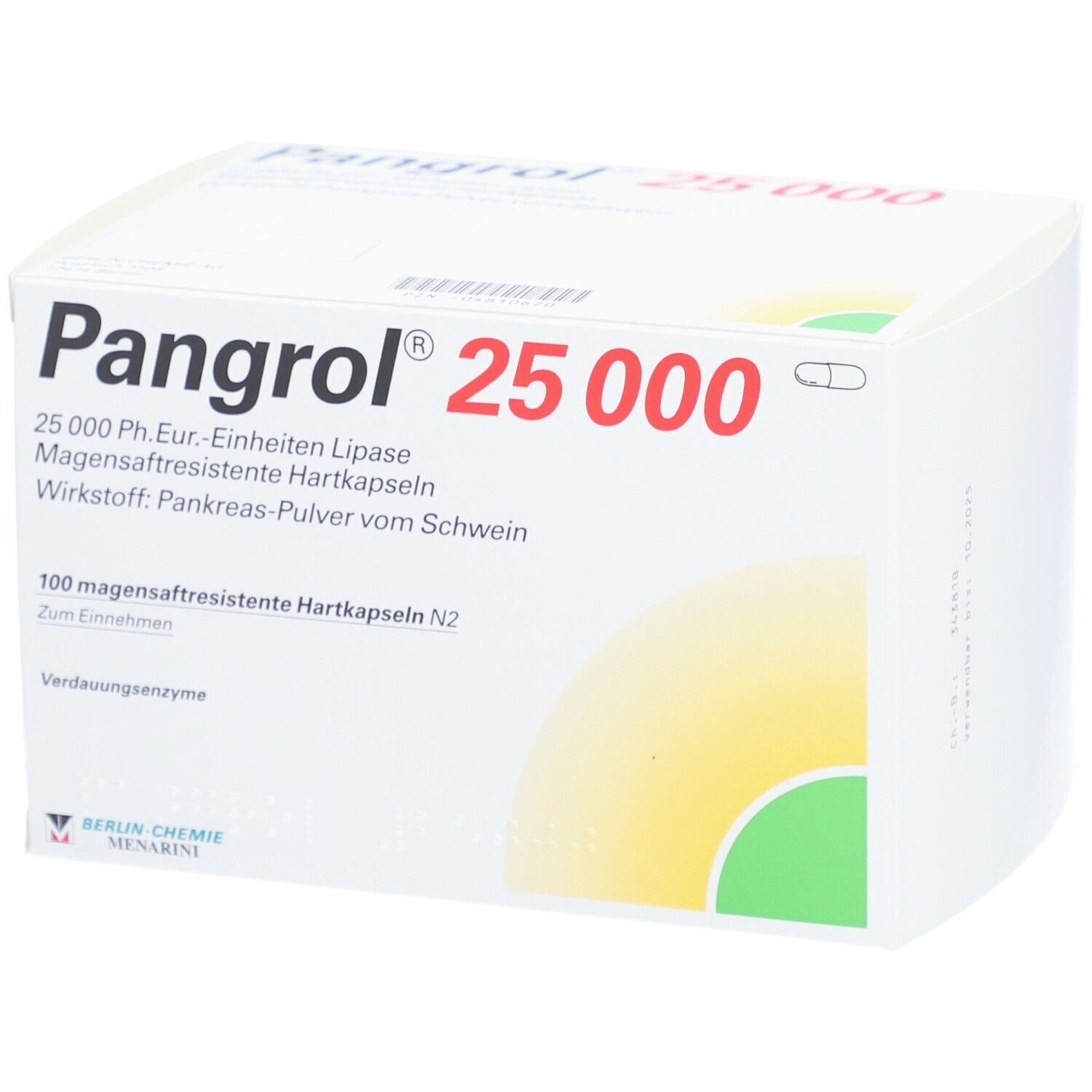 Pangrol® 25000 Kapseln 100 St - Shop Apotheke