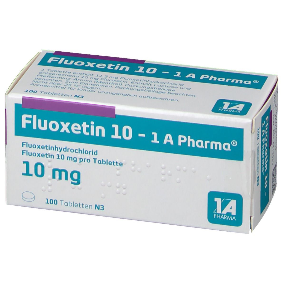 Fluoxetin 10 1A Pharma® 100 St mit dem E-Rezept kaufen - Shop Apotheke