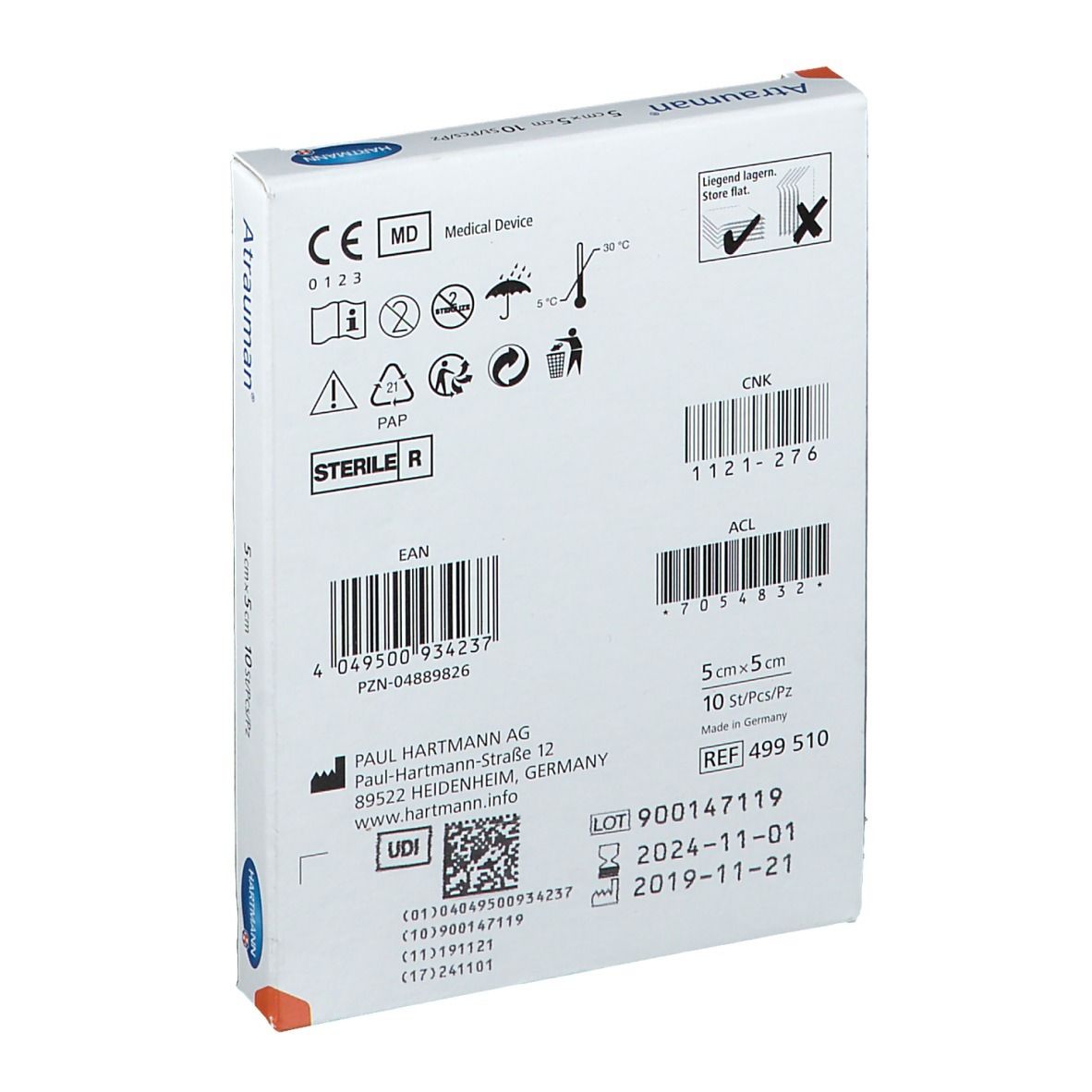 Atrauman® 5 x 5 cm 10 St - shop-apotheke.com