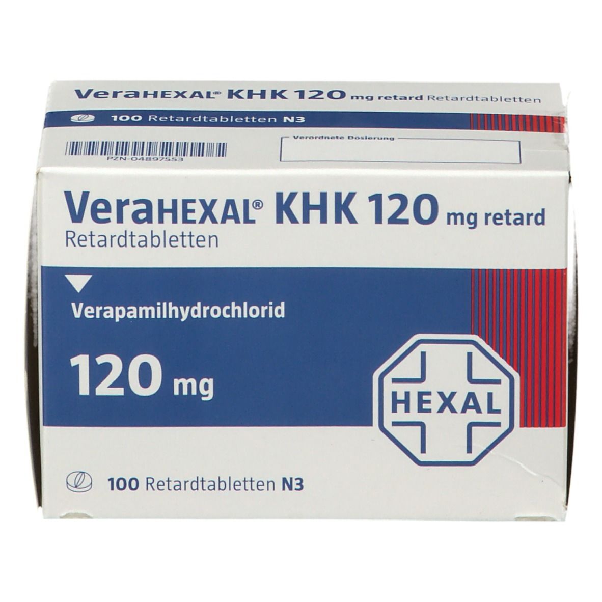 VeraHEXAL® KHK 120 mg 100 St mit dem E-Rezept kaufen - Shop Apotheke