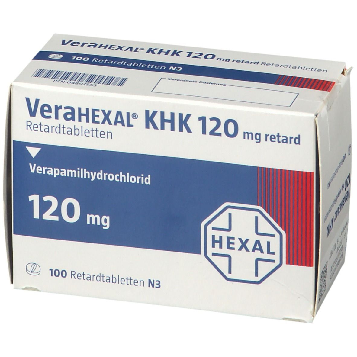 VeraHEXAL® KHK 120 mg 100 St mit dem E-Rezept kaufen - Shop Apotheke