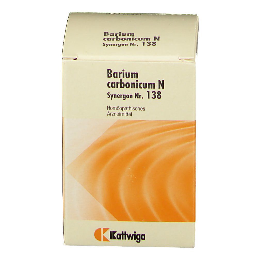 Synergon 138 Barium carb. N Tabletten 200 St - Shop Apotheke