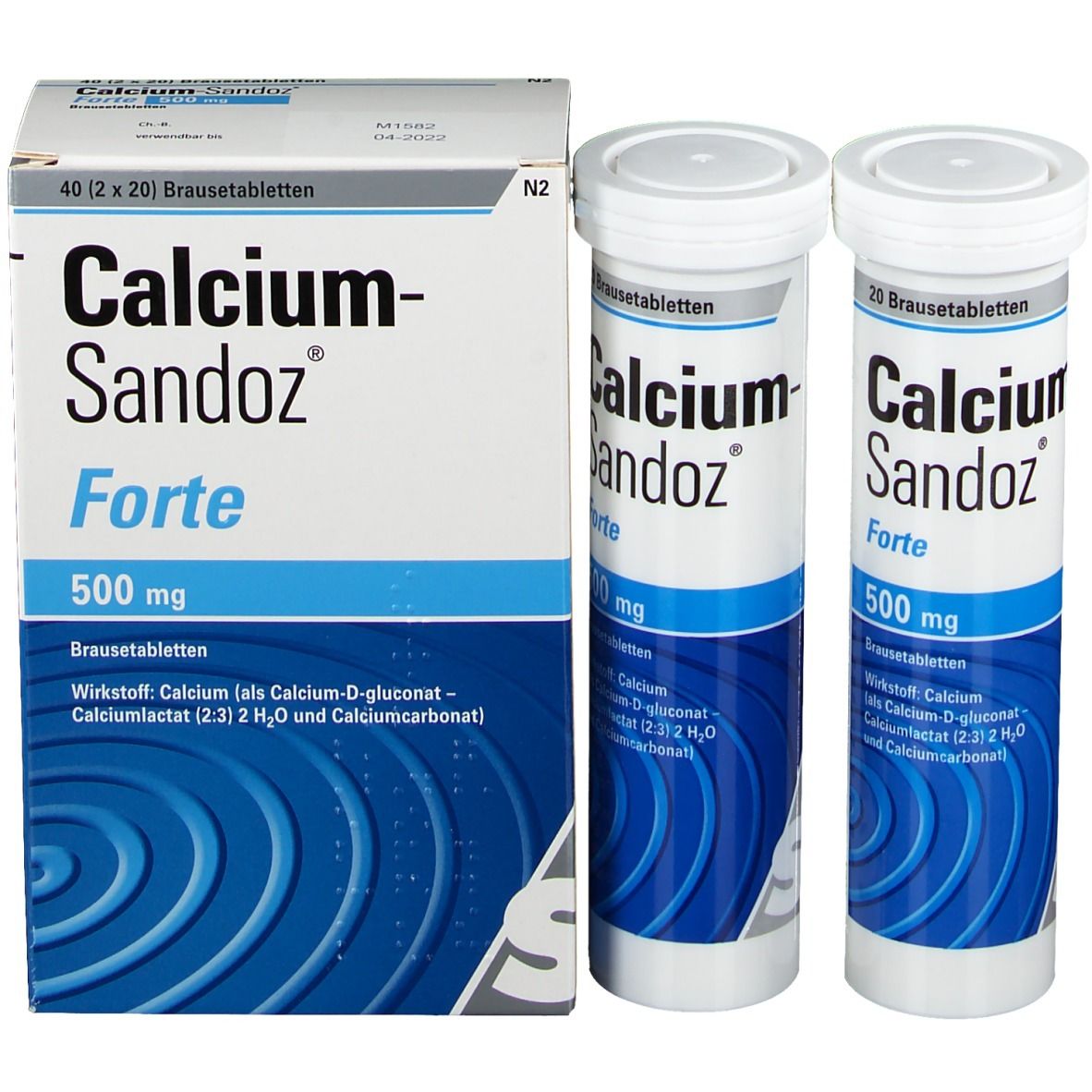 Calcium-Sandoz® Forte 2x20 St - shop-apotheke.com
