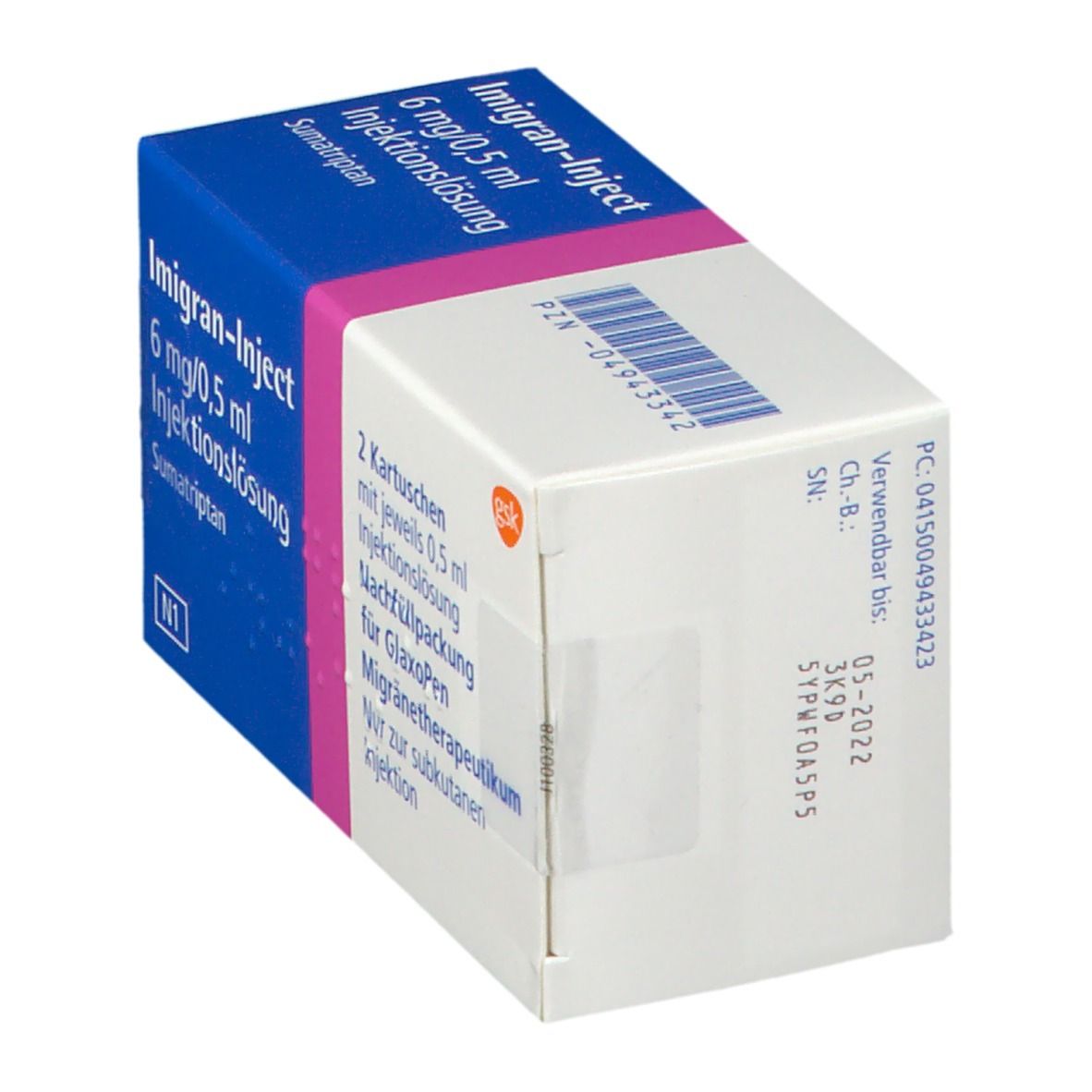 Imigran-Inject Nachfüllpack 2 St mit dem E-Rezept kaufen - Shop Apotheke