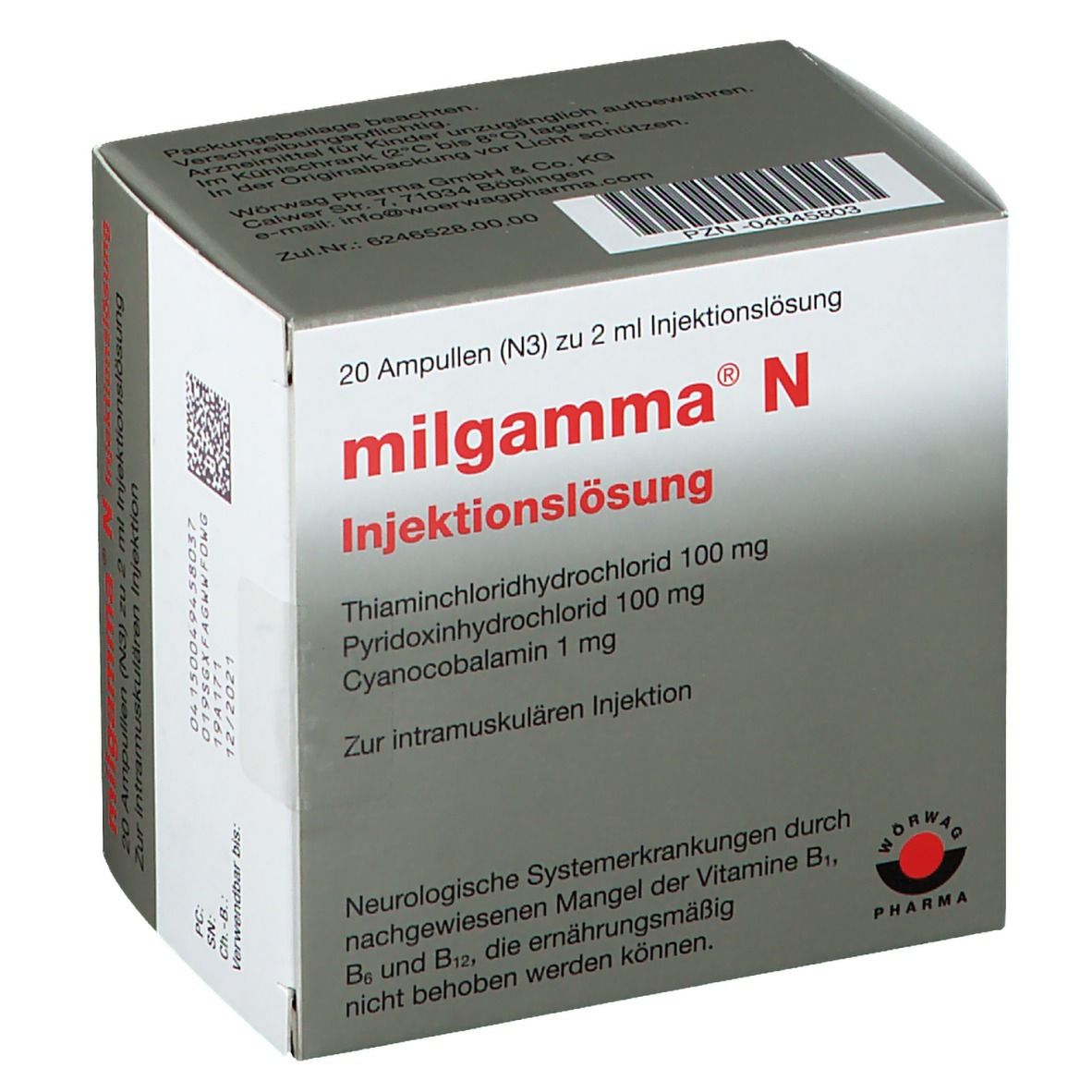 milgamma® N 20x2 ml - shop-apotheke.com