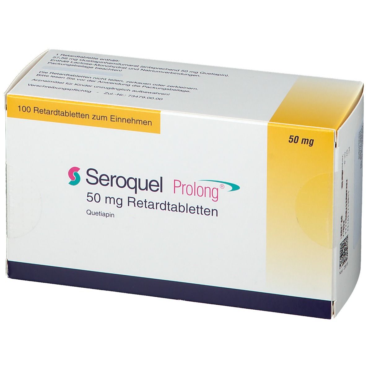 Seroquel Prolong 50 mg Retard 100 St mit dem E-Rezept kaufen - Shop ...