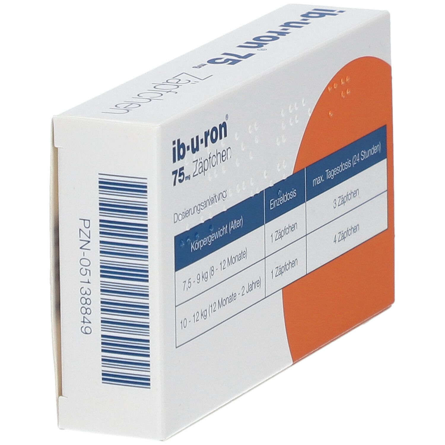 ib-u-ron® 75mg Zäpfchen 10 St - Shop Apotheke