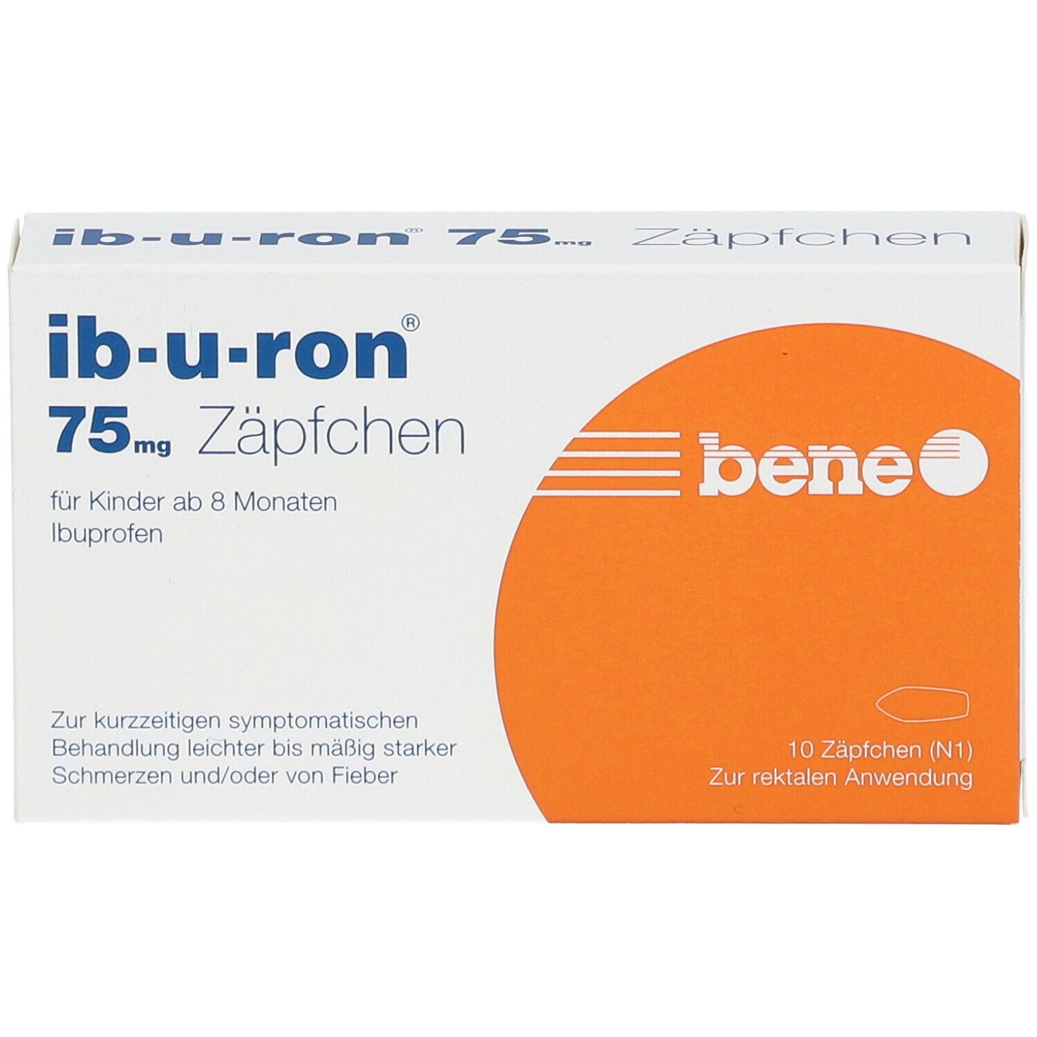 ib-u-ron® 75mg Zäpfchen 10 St - Shop Apotheke