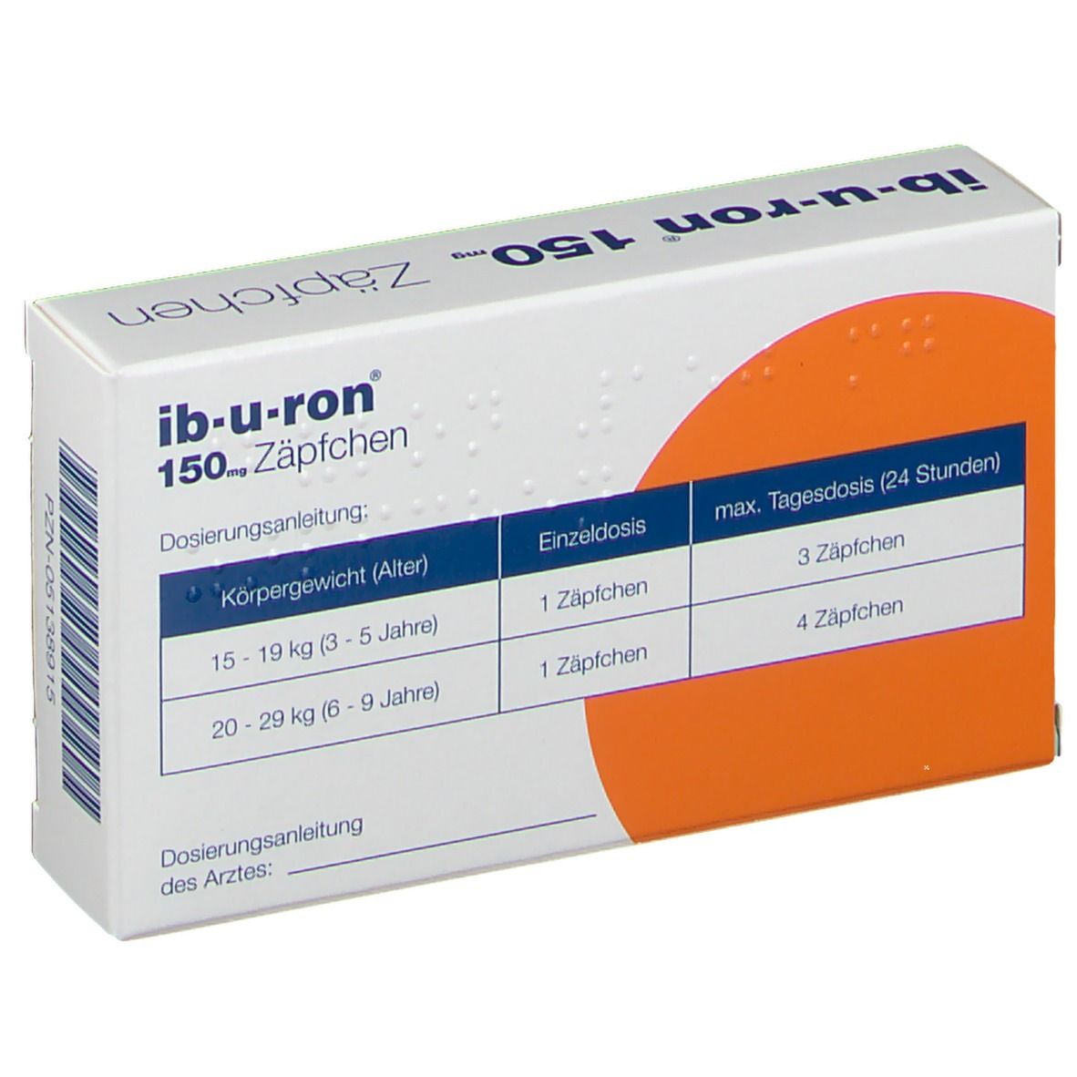 Ib-u-ron® 150 mg 10 St - Shop Apotheke