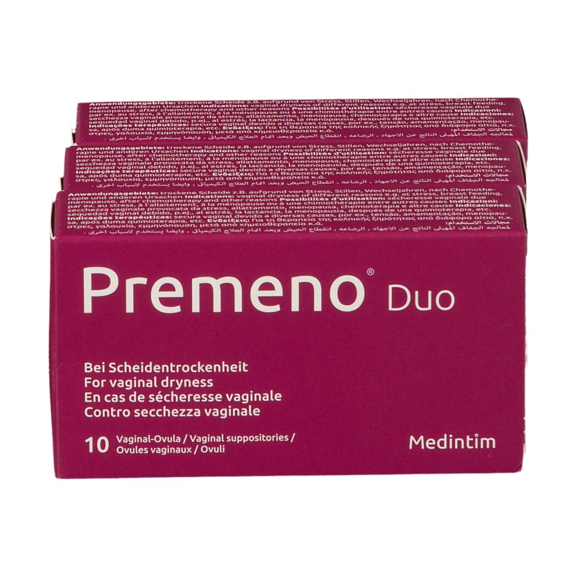 Premeno® Duo Vaginalovula 3x10 St - Shop Apotheke