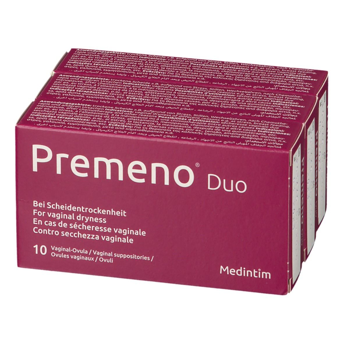 Premeno® Duo Vaginalovula 3x10 St - Shop Apotheke