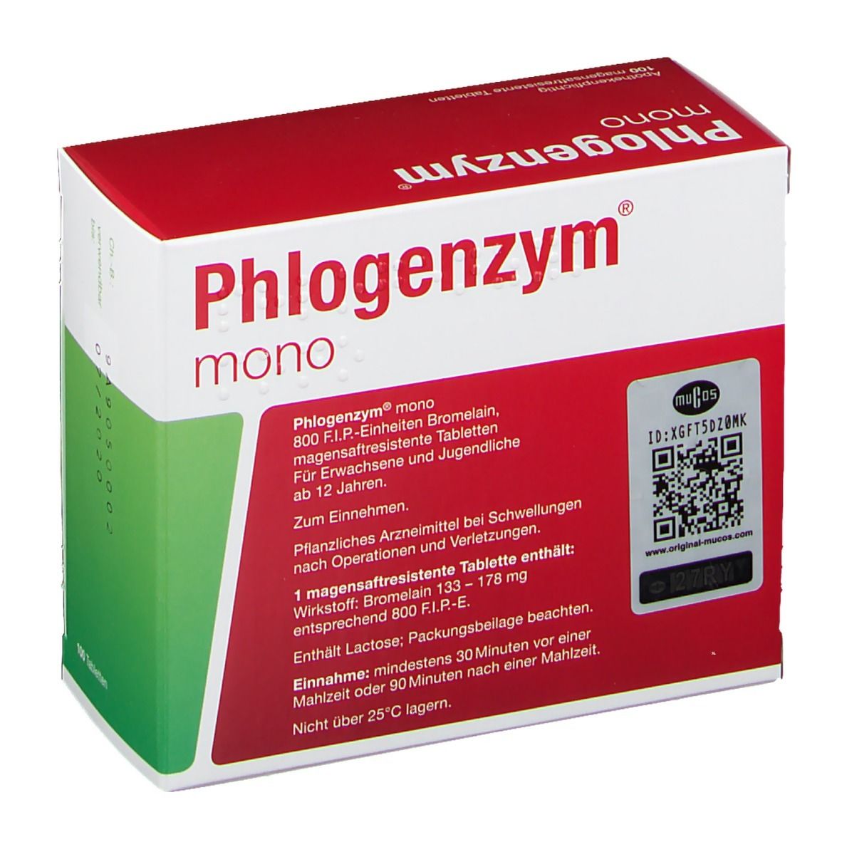 Phlogenzym® mono Tabletten 100 St - Shop Apotheke