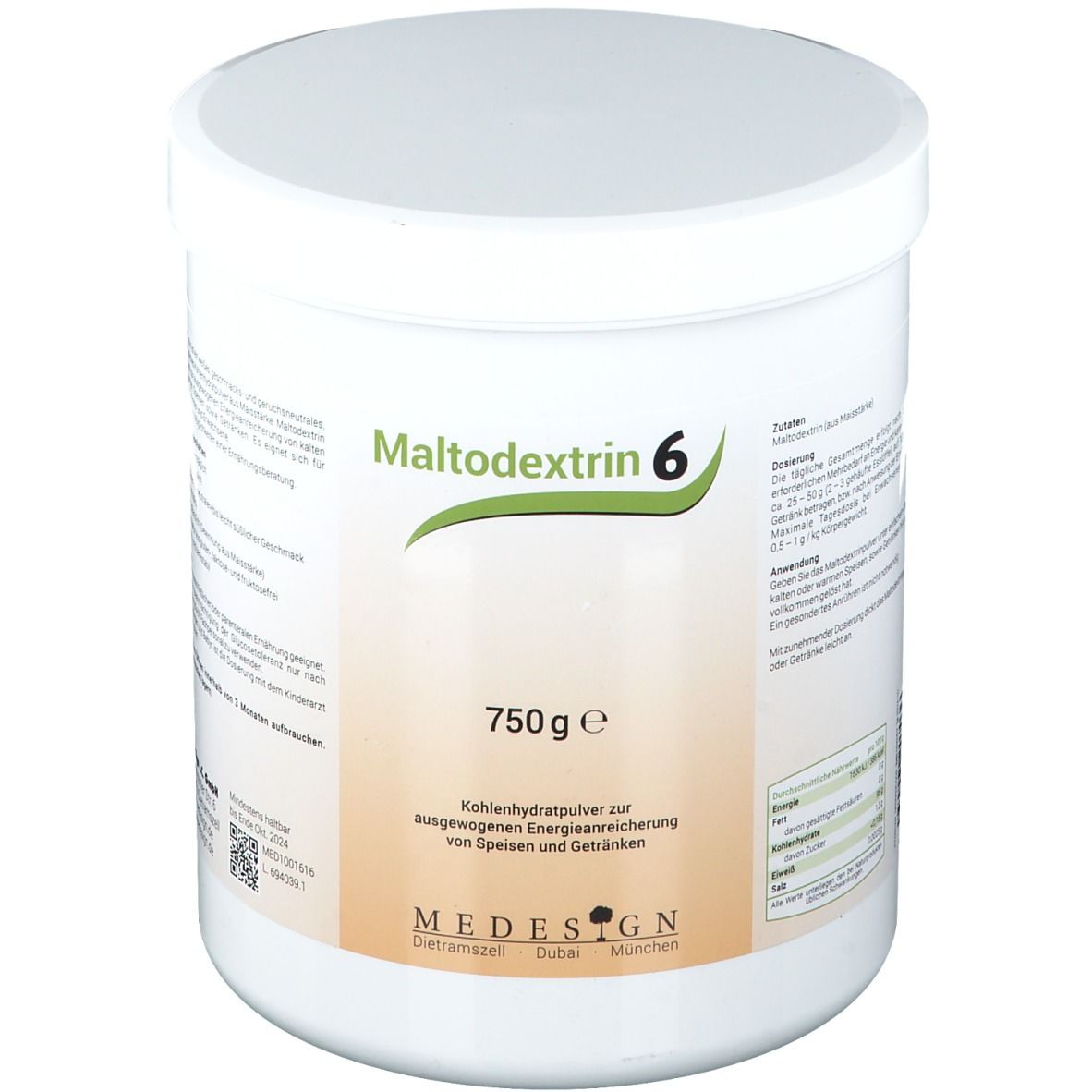 Maltodextrin 6 750 g - Shop Apotheke