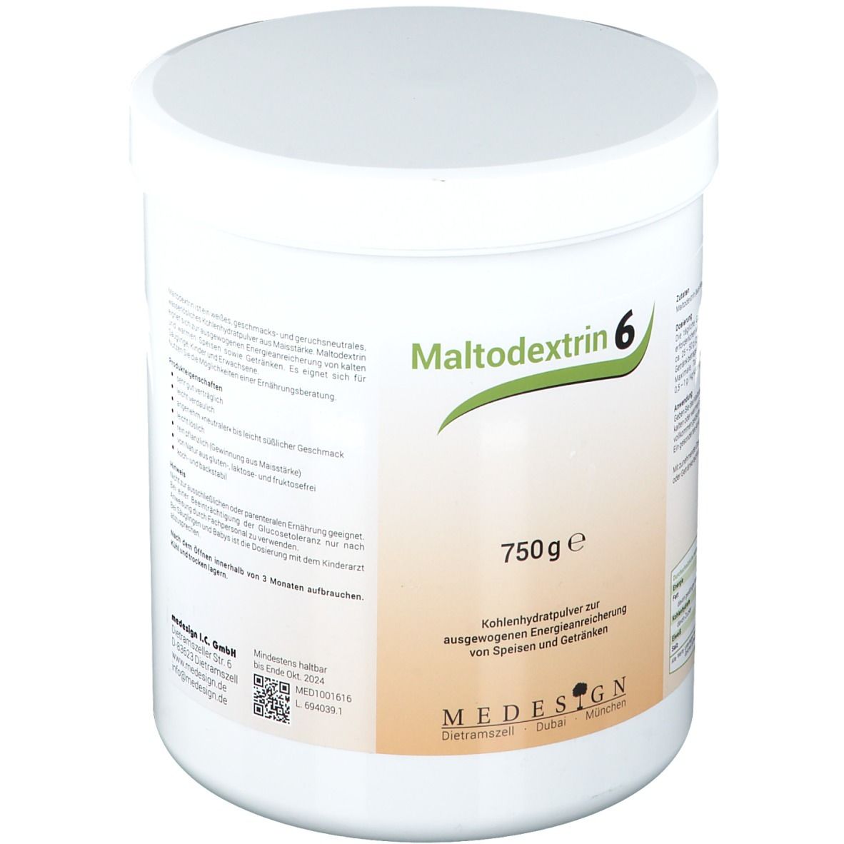 Maltodextrin 6 750 g - Shop Apotheke