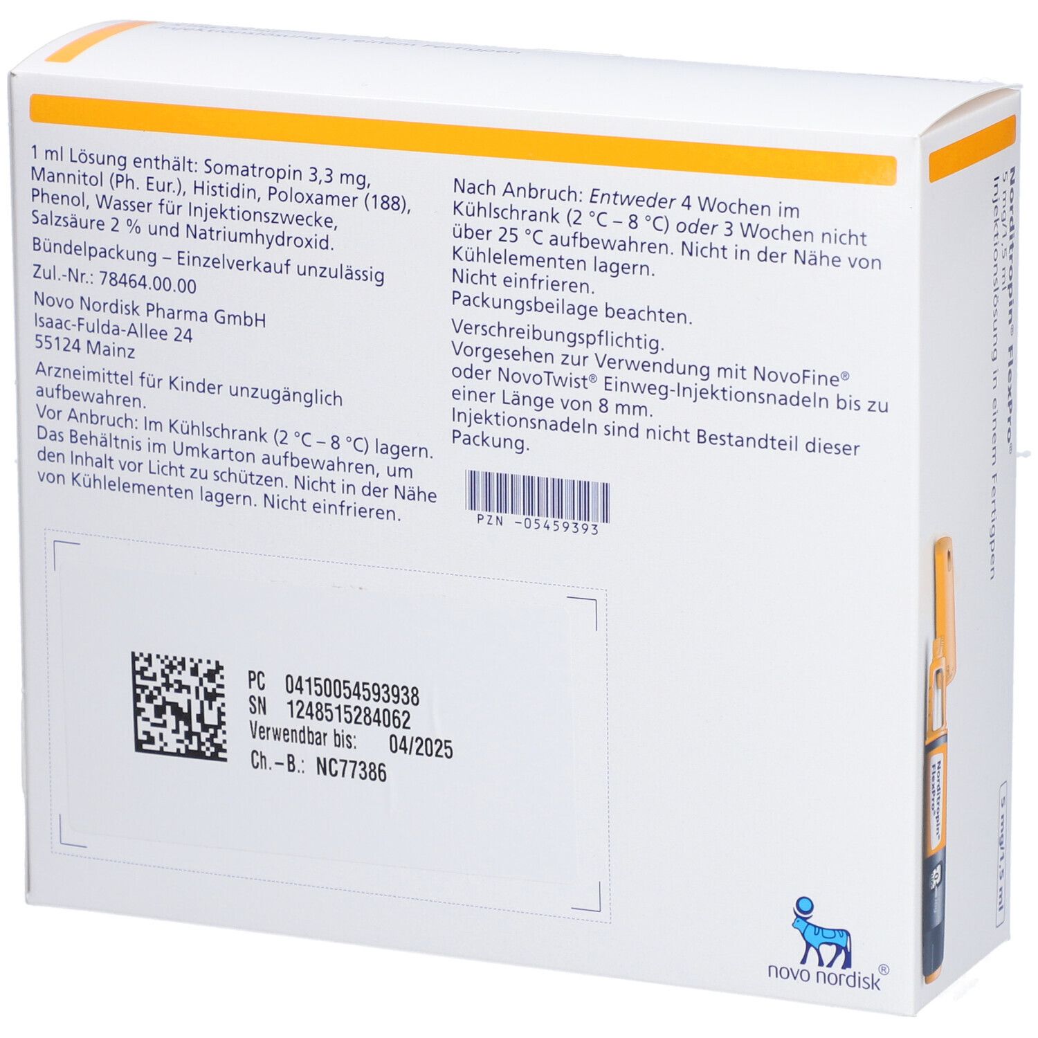 Norditropin® FlexPro® 5 mg/1,5 ml 5x1,5 ml mit dem E-Rezept kaufen - Shop Apotheke