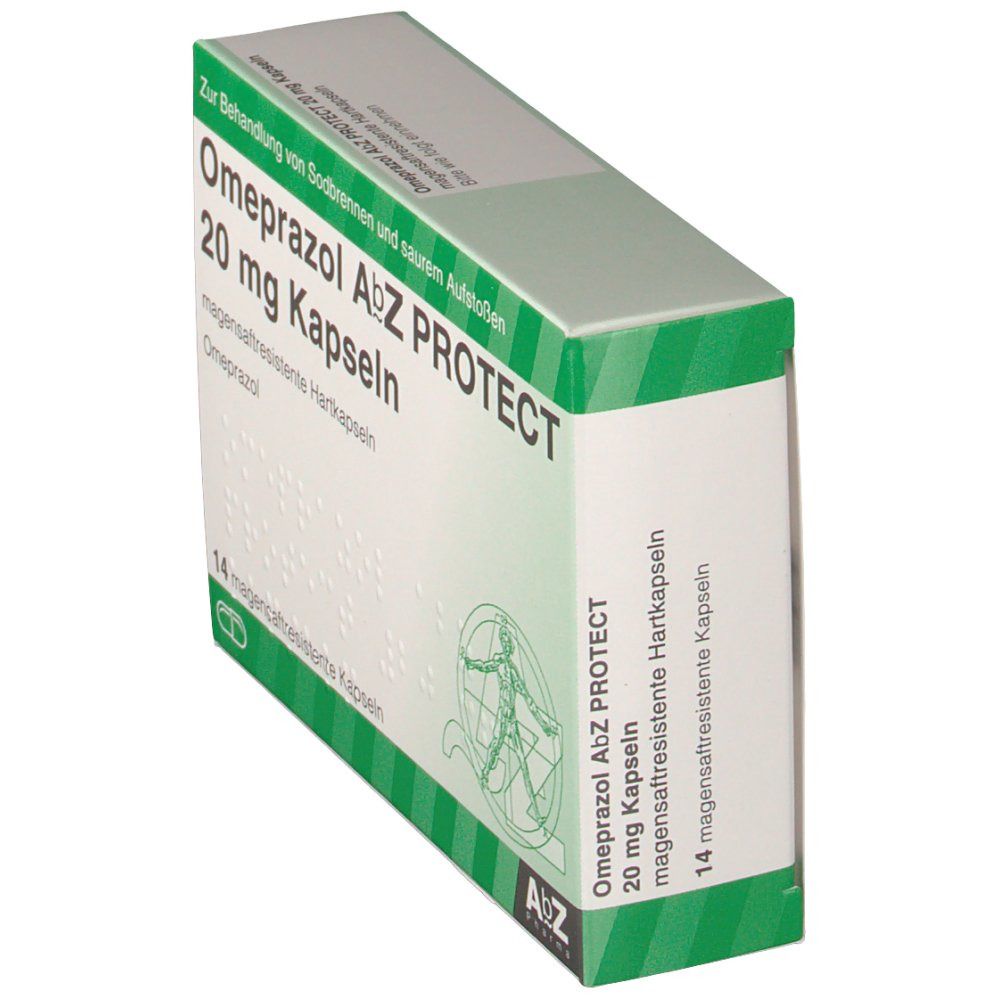Omeprazol AbZ PROTECT 20 mg Kapseln 14 St - Shop Apotheke