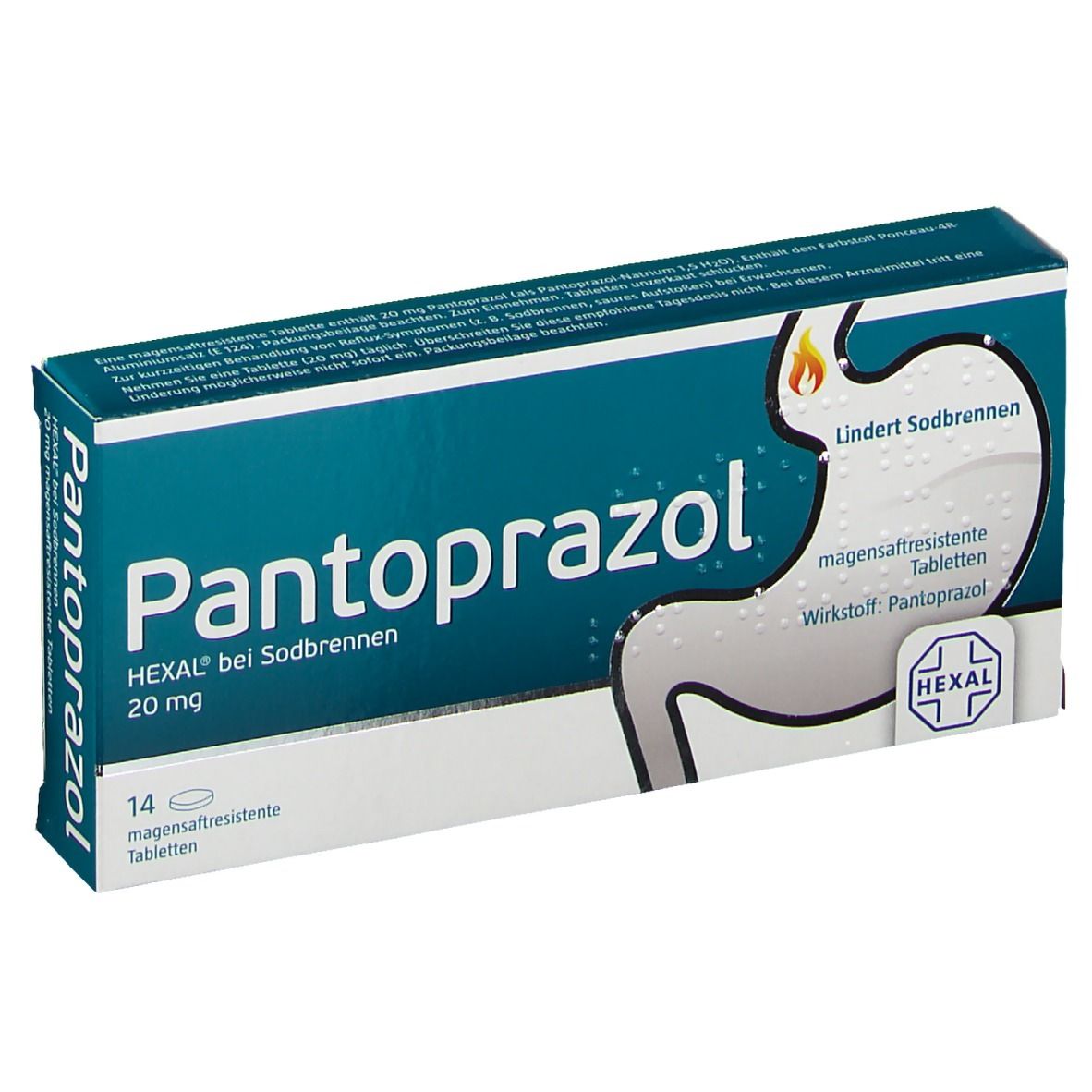 Pantoprazol HEXAL® bei Sodbrennen 20 mg 14 St - shop-apotheke.com