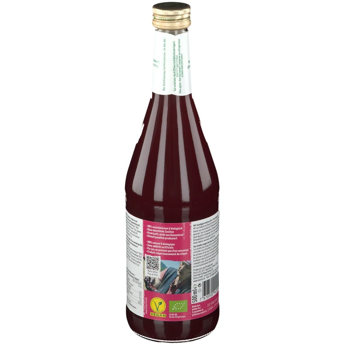 Biotta® BIO Preiselbeere Plus 500 ml - Shop Apotheke