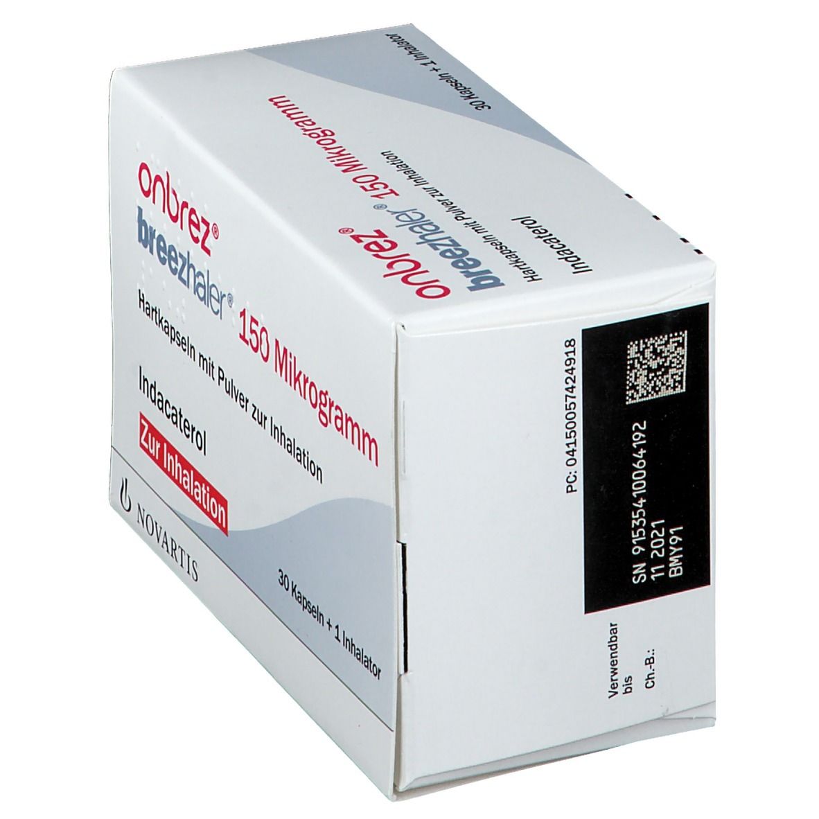 onbrez® breezhaler® 150 µg 30 St mit dem E-Rezept kaufen - Shop Apotheke