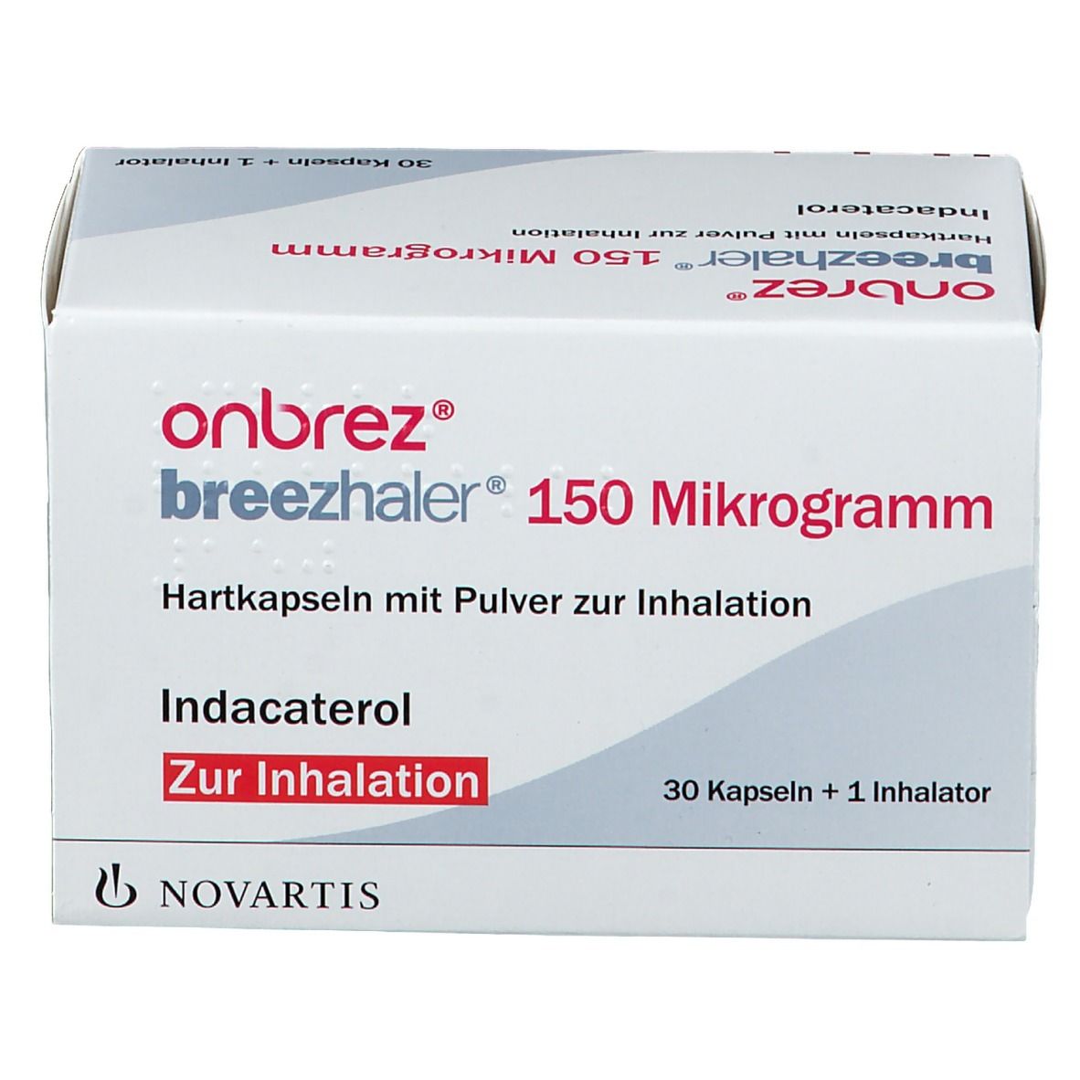 onbrez® breezhaler® 150 µg 30 St mit dem E-Rezept kaufen - Shop Apotheke