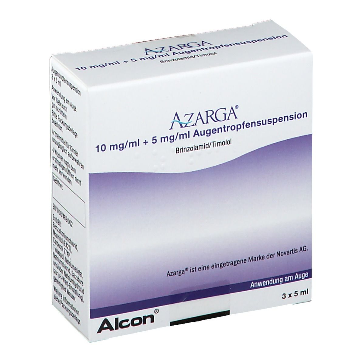 Azarga 10 mg/ml + 5 mg/ml 3x5 ml mit dem E-Rezept kaufen - Shop Apotheke