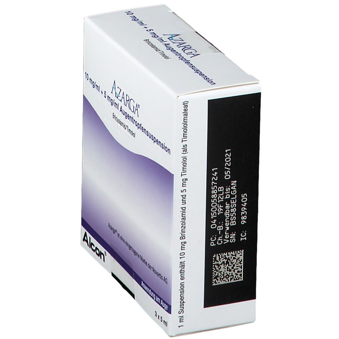 Azarga 10 mg/ml + 5 mg/ml 3x5 ml mit dem E-Rezept kaufen - Shop Apotheke