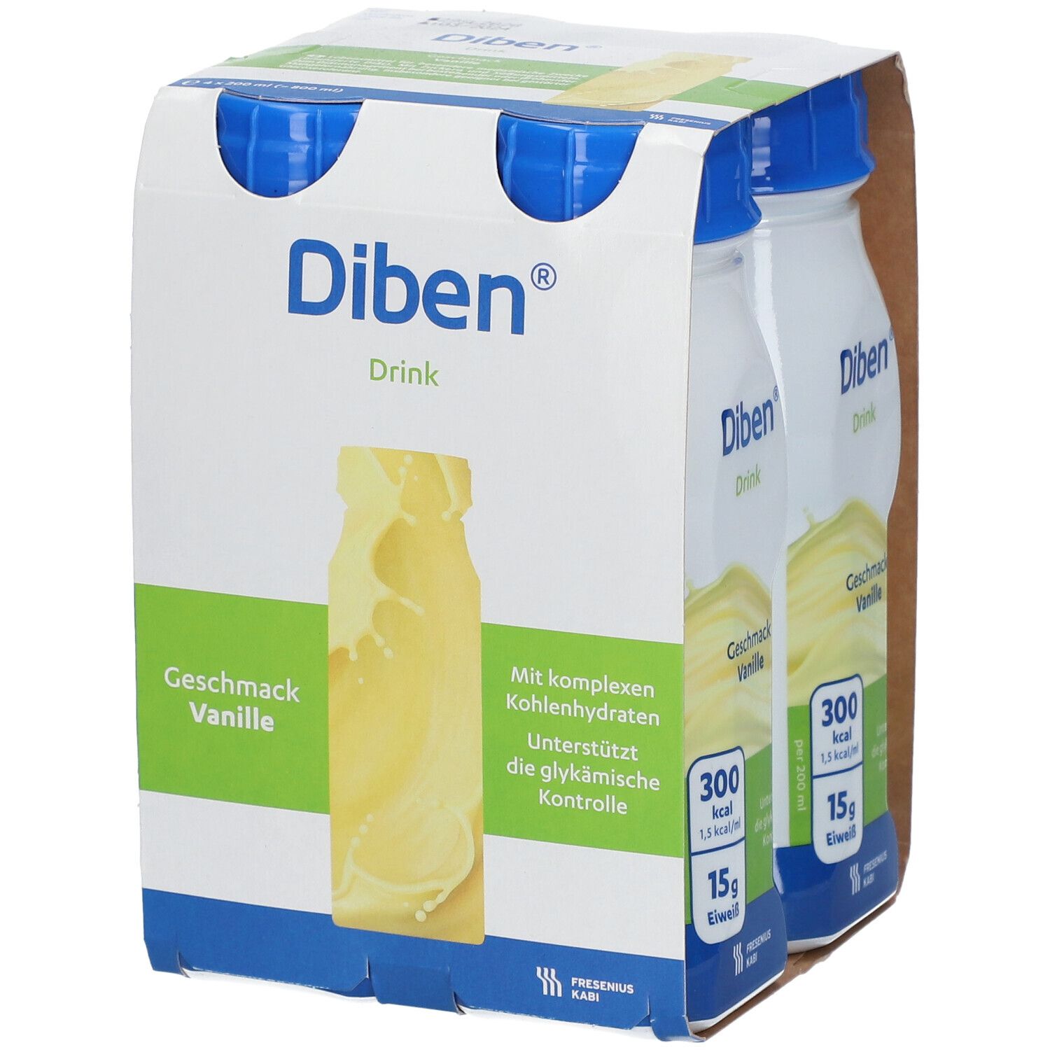 Diben DRINK Trinknahrung Vanille 4x200 ml - shop-apotheke.com