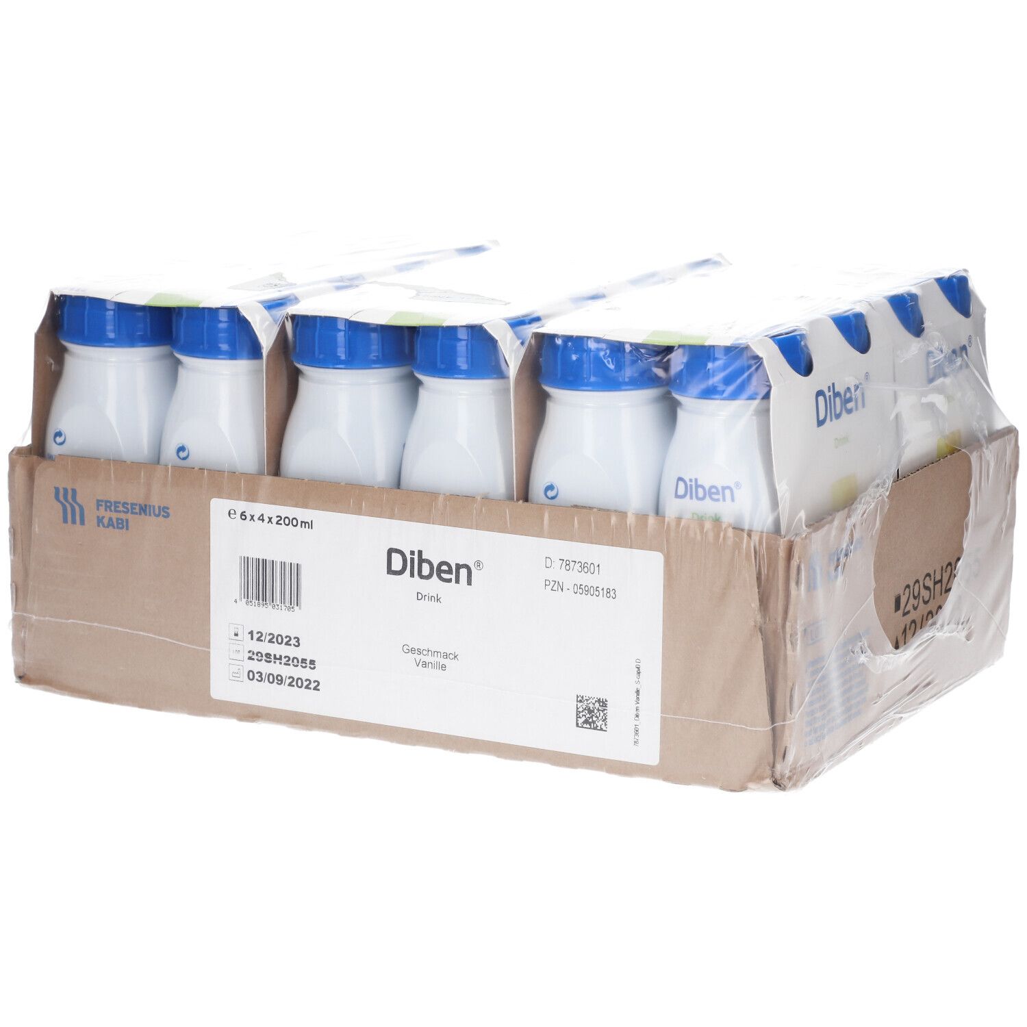 Diben DRINK Trinknahrung Vanille 24x200 ml - shop-apotheke.com
